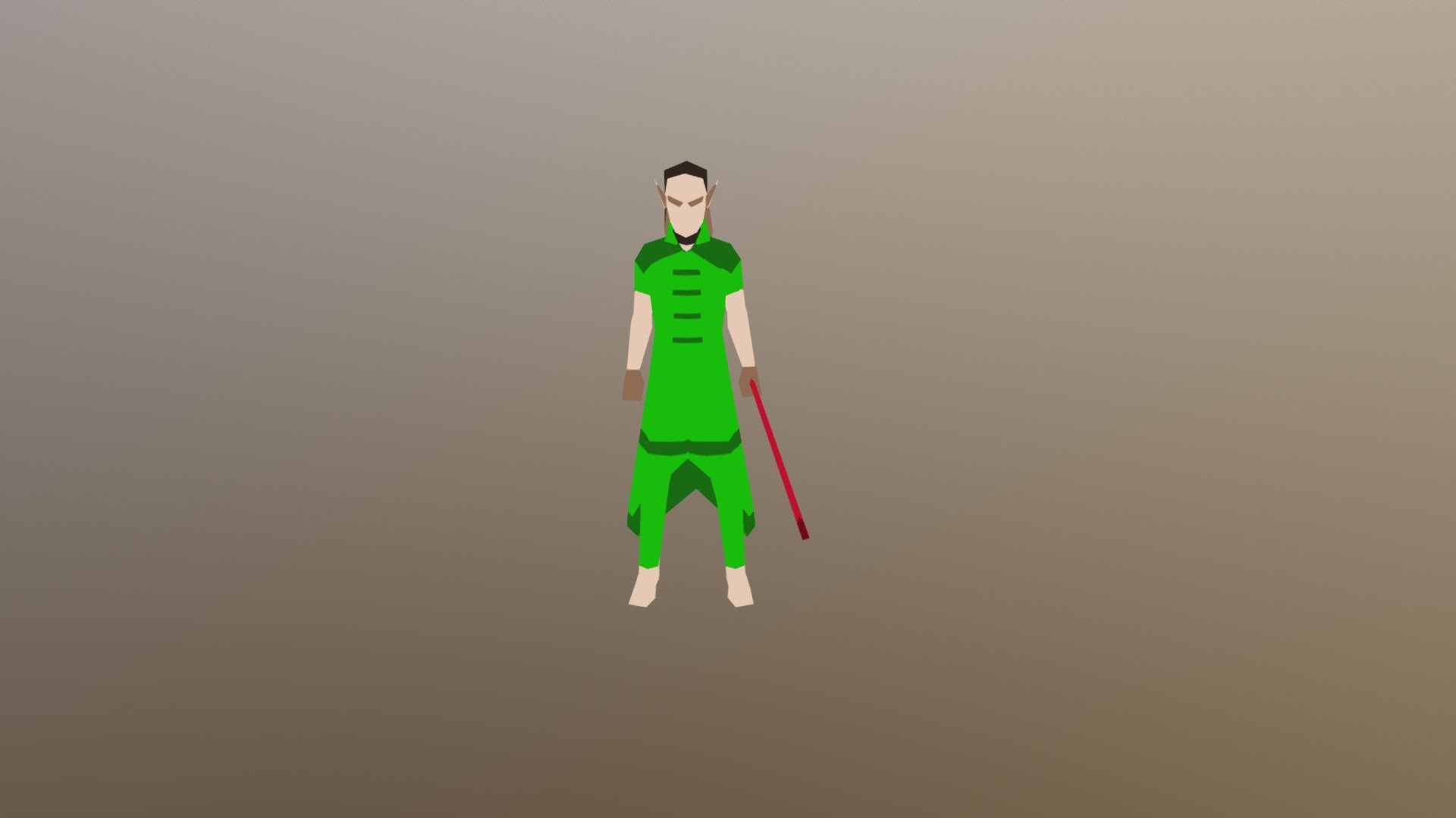 Staff Wielding - Buy Royalty Free 3D model by angupte [a32519d ...