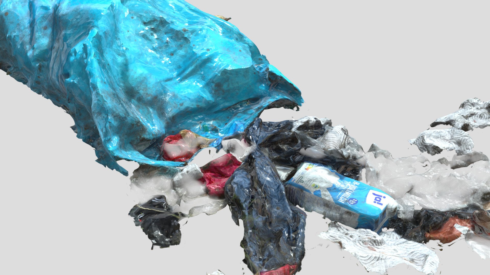 Garbage Bag - Scattered (Enhanced Scan) - Download Free 3D model by ...