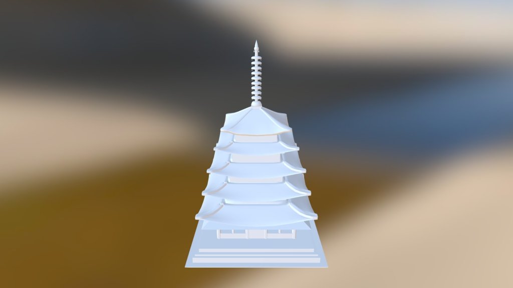 Pagoda - 3D model by Dillon Plummer (@DillonPlummer) [a328534] - Sketchfab