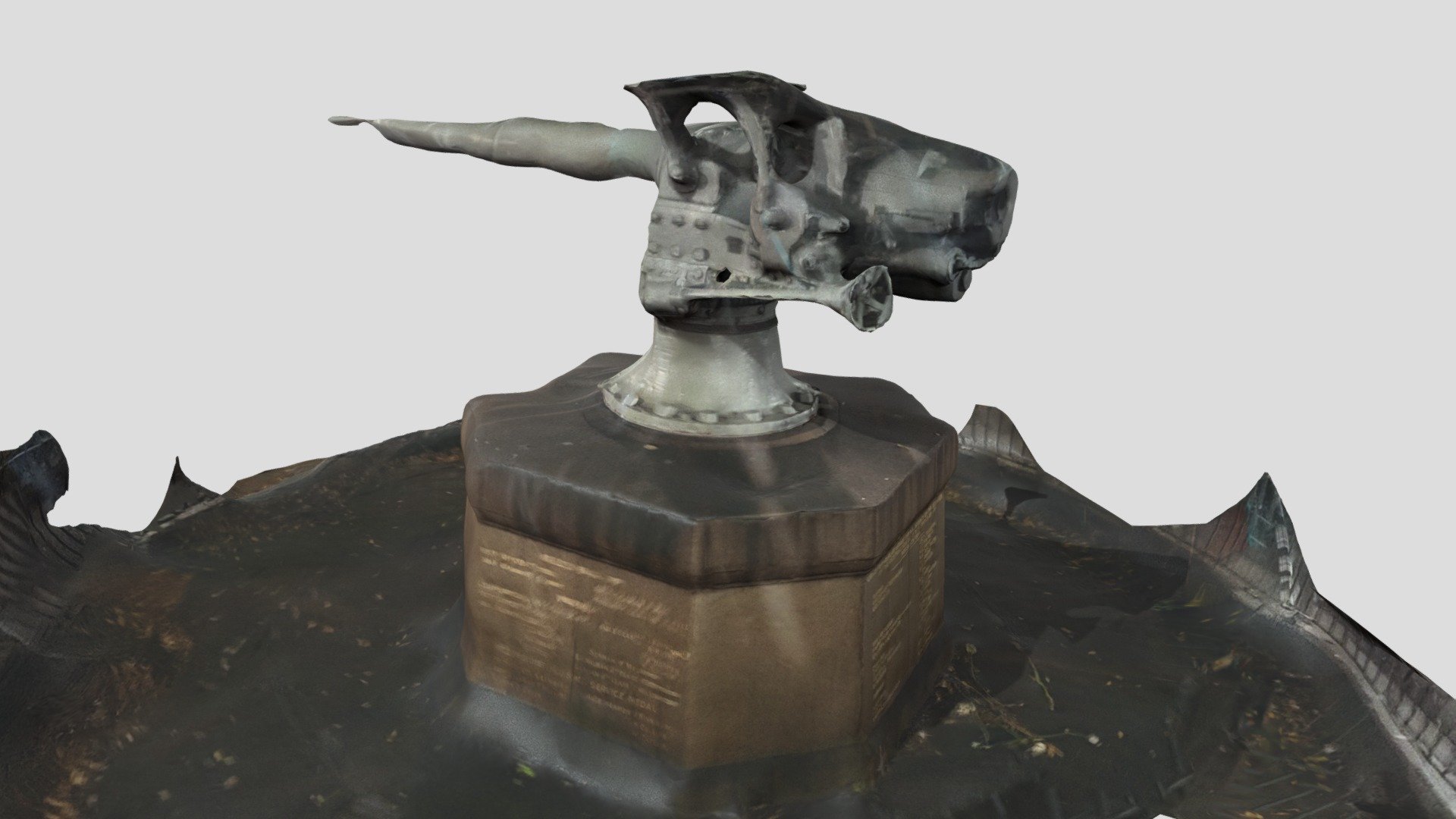 Military Cannon Statue - Download Free 3D model by Digital BIM ...