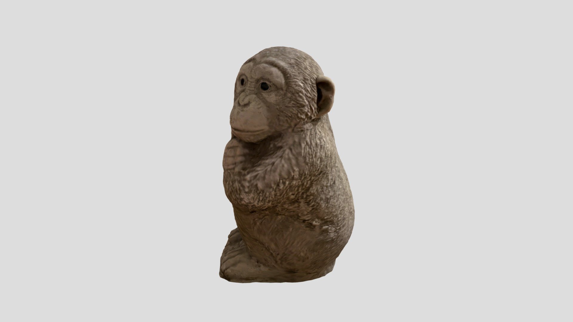 Monkey statue - Download Free 3D model by Cameronchz [a32996d] - Sketchfab