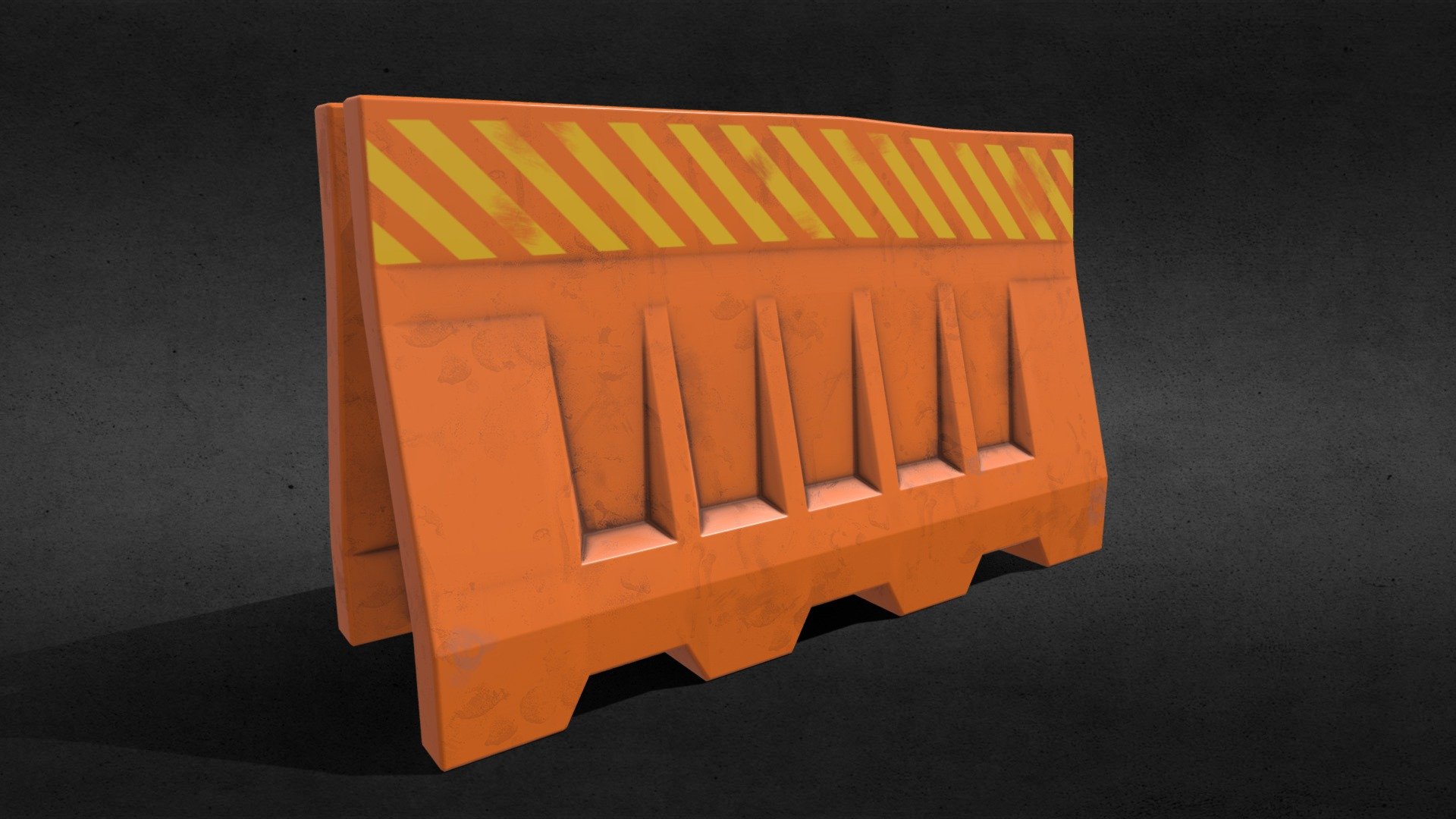 Traffic Barrier - 3D model by yixin9978 [a329da3] - Sketchfab