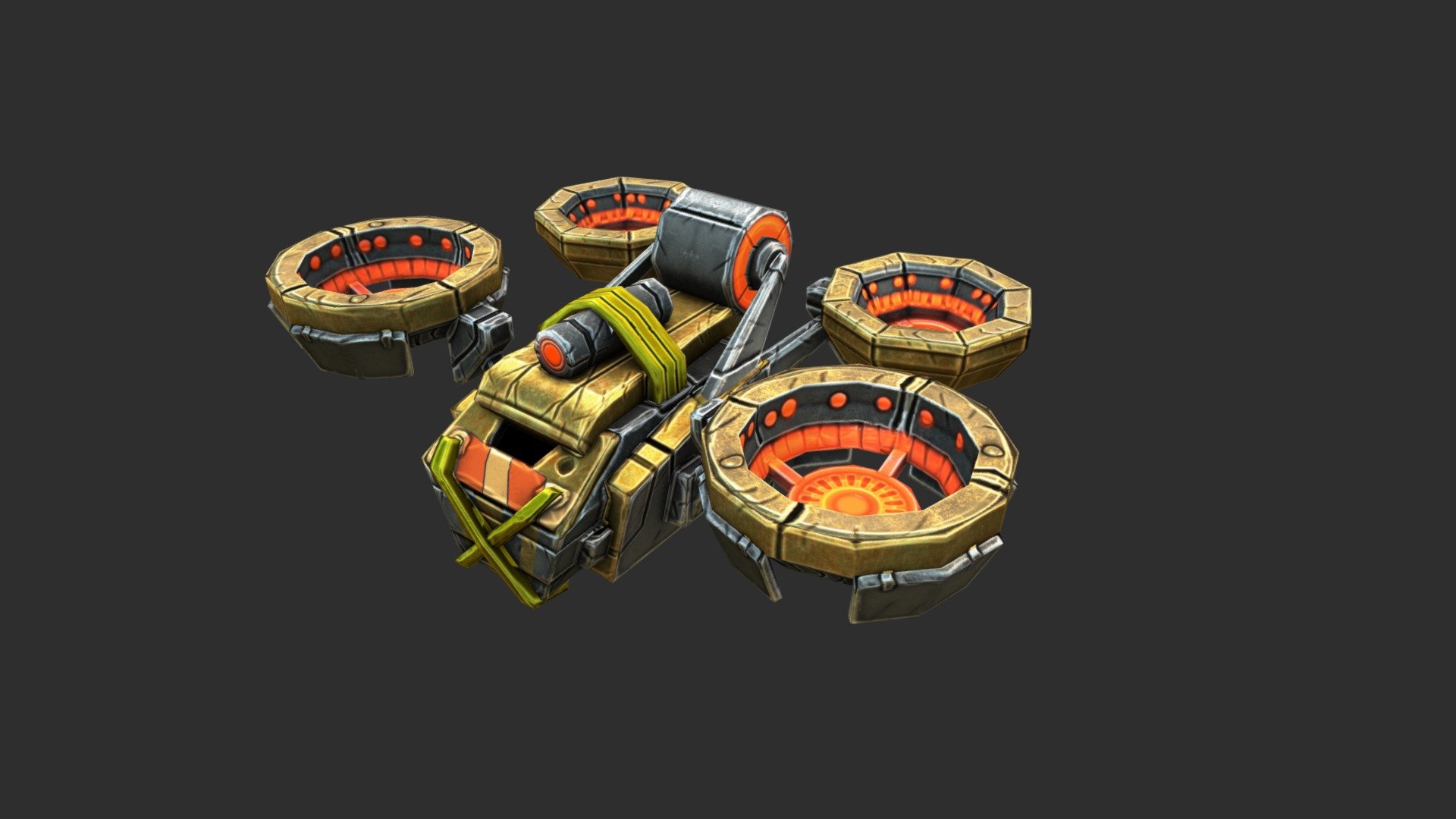 Healing Drone 08 - 3D model by CC (@ccsf) [a32a03d] - Sketchfab
