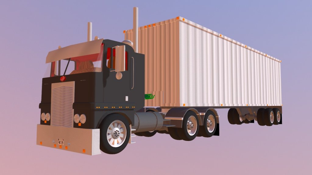 Peterbilt Cabover 362 - 3D model by AFDesign [a32b147] - Sketchfab