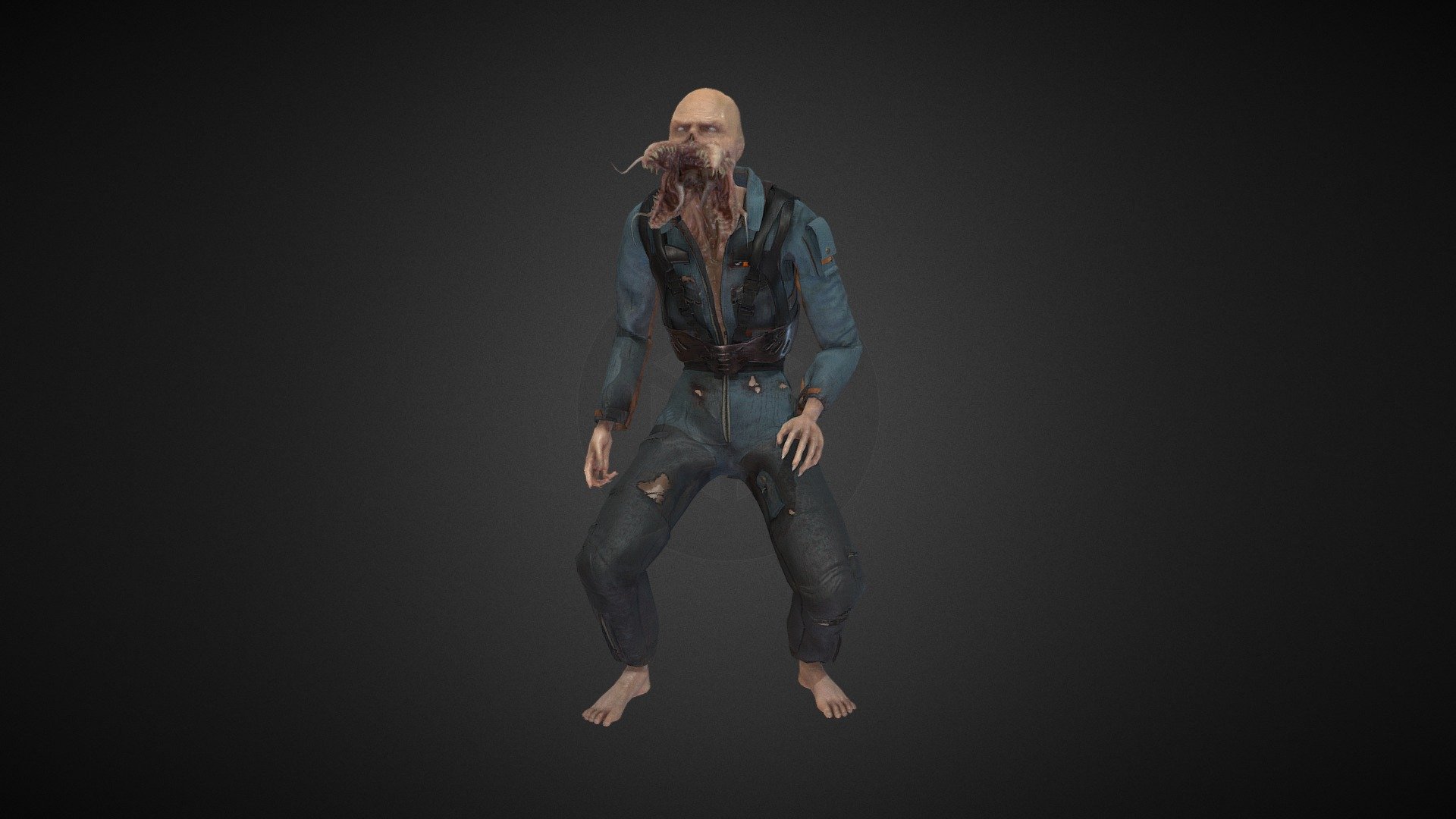 Sci-fi spitting monster - 3D model by Dudosinka (@aveter526) [a32b2f3 ...