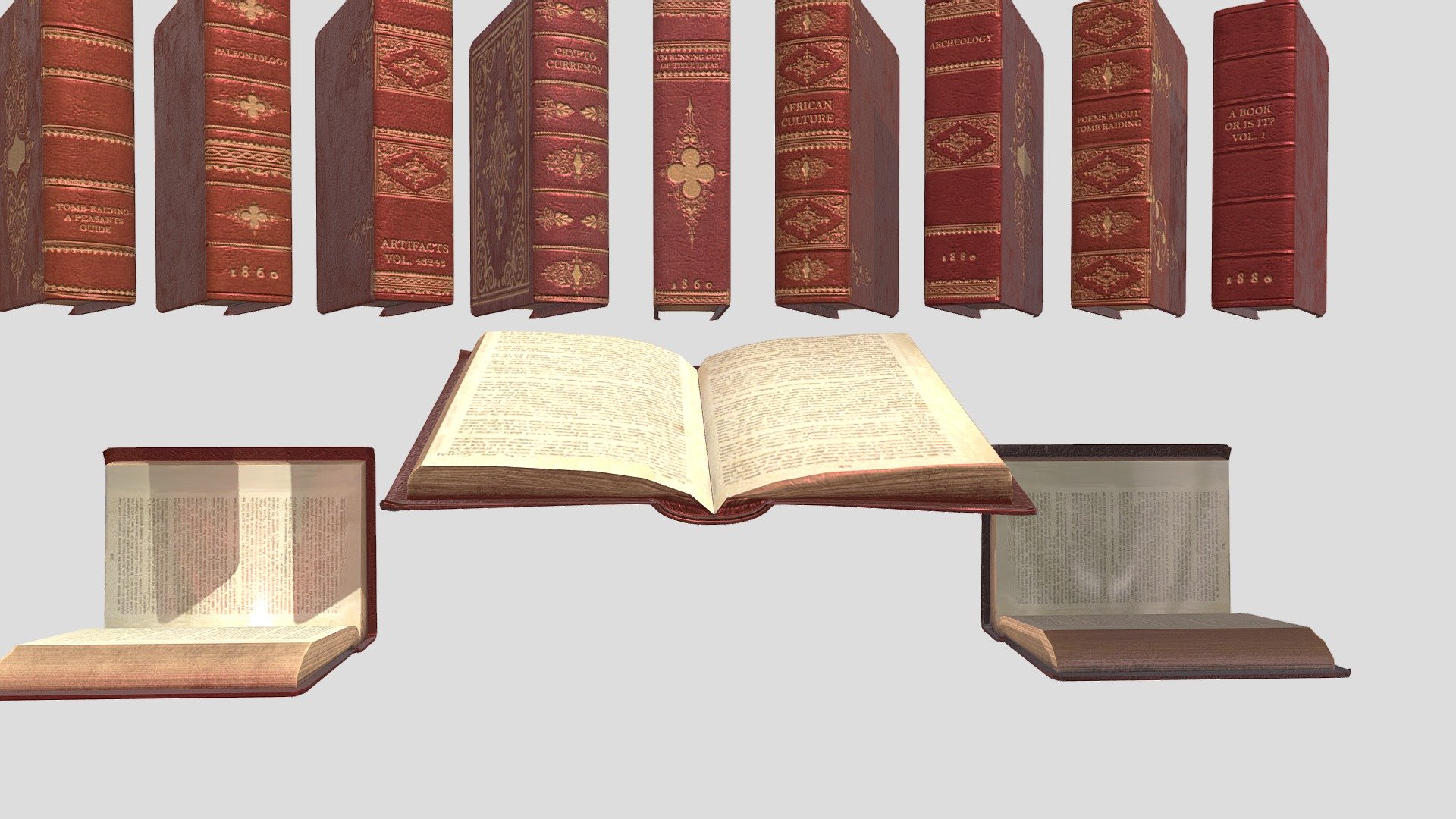 books - 3D model by kuro_cino [a32c5ee] - Sketchfab
