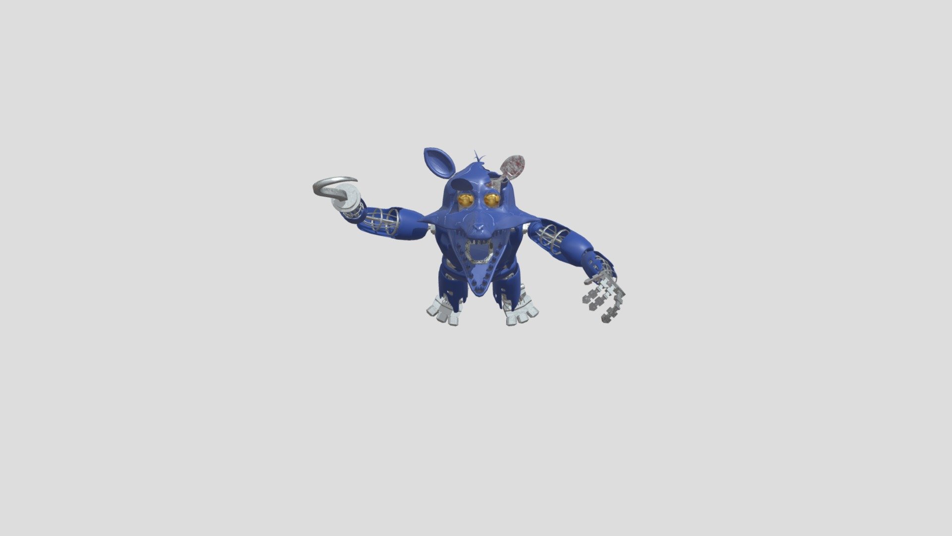 Fnaf 2 old foxy but recolored - Download Free 3D model by poliqqqz ...