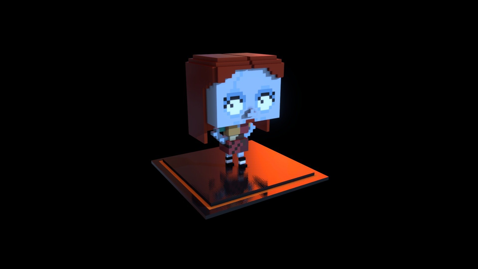 Blocktober2018 12 Sally - 3D model by Mike.Nicholson [a32d55d] - Sketchfab