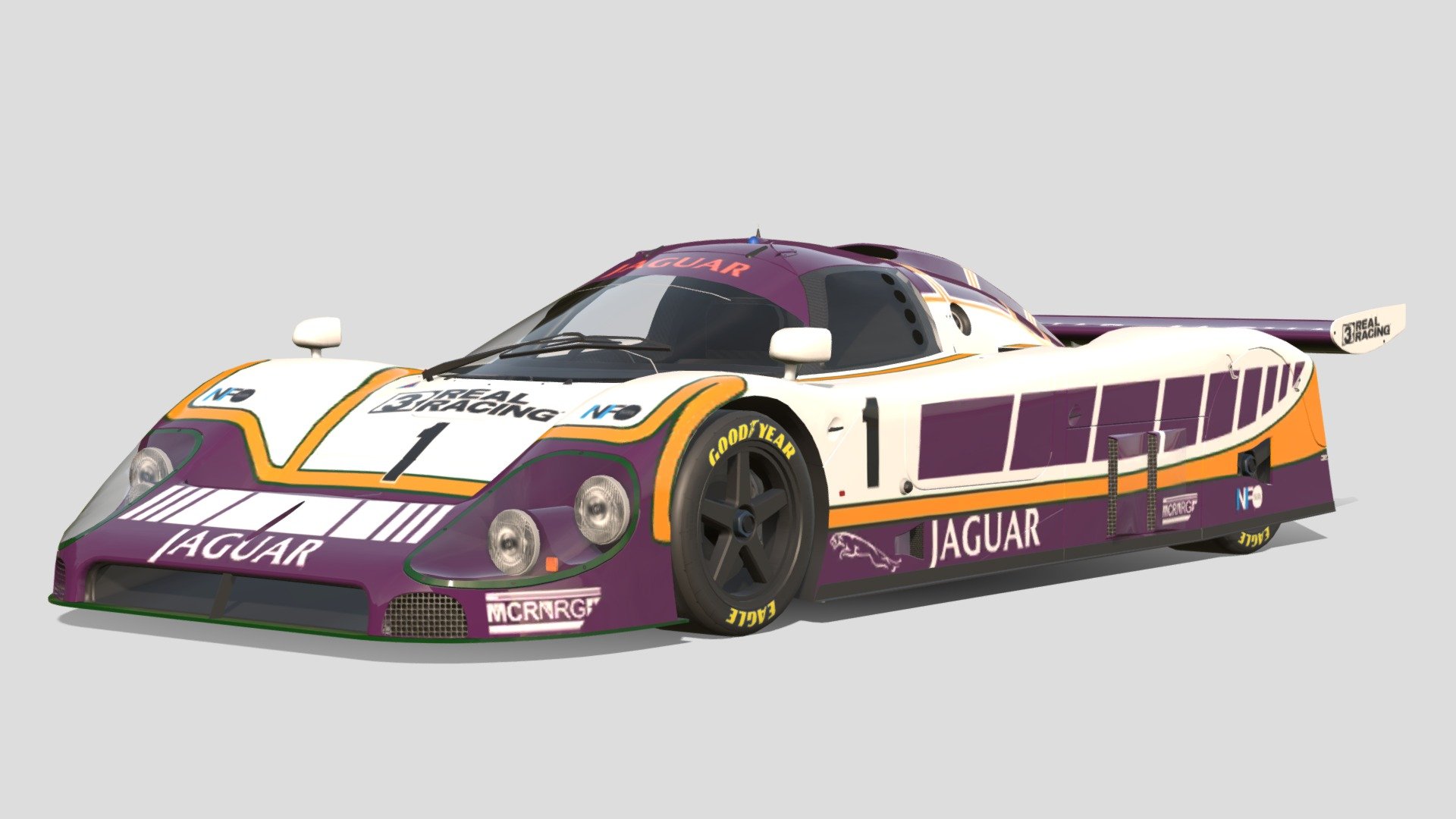 1988 Jaguar XJR-9 - Download Free 3D model by OUTPISTON [a32d657 ...