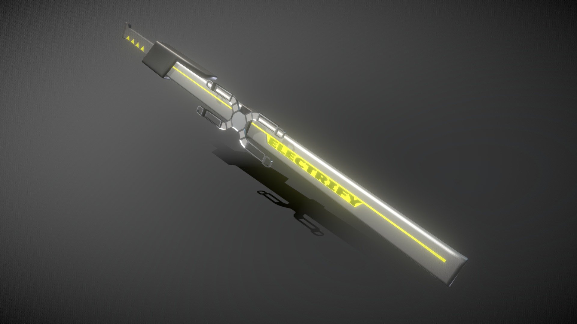 Sci-Fi electrifying straight sword - 3D model by Crimsonahh__ [a32dacc ...
