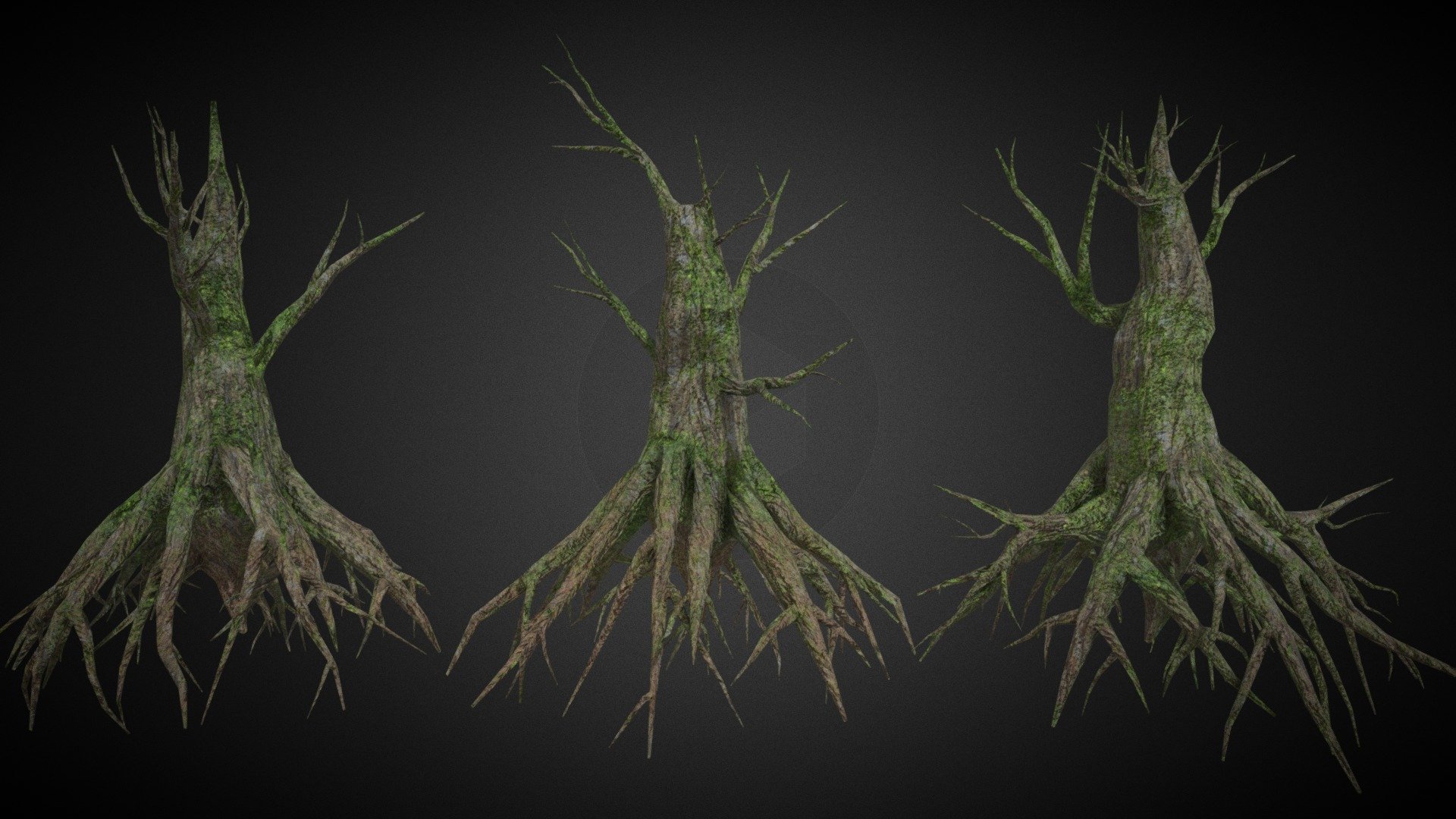 Dead Tree set of 3 - Buy Royalty Free 3D model by Shibu Saha ...