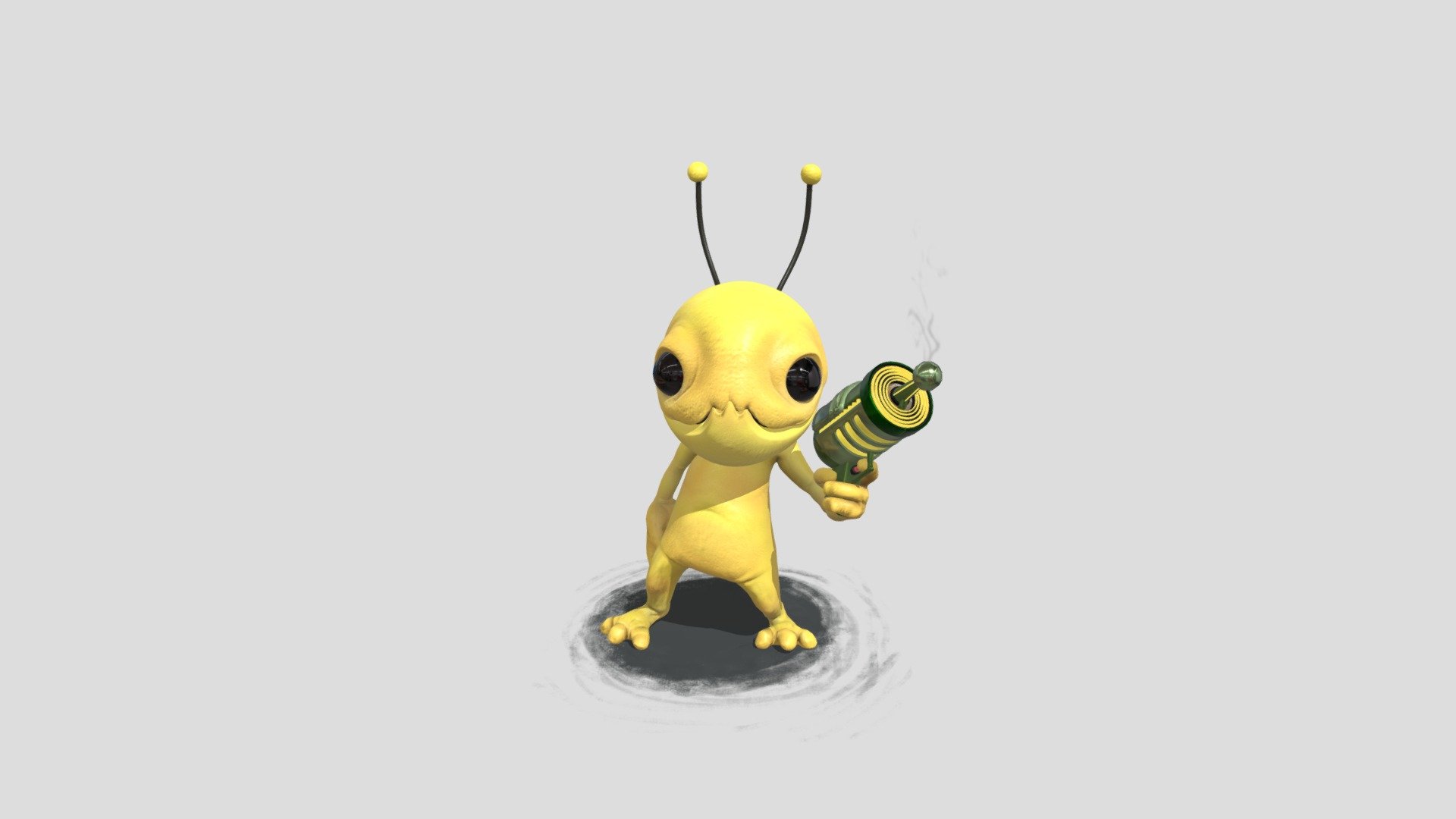 Alien Hominid OWO - Download Free 3D model by 729219 [a330560] - Sketchfab