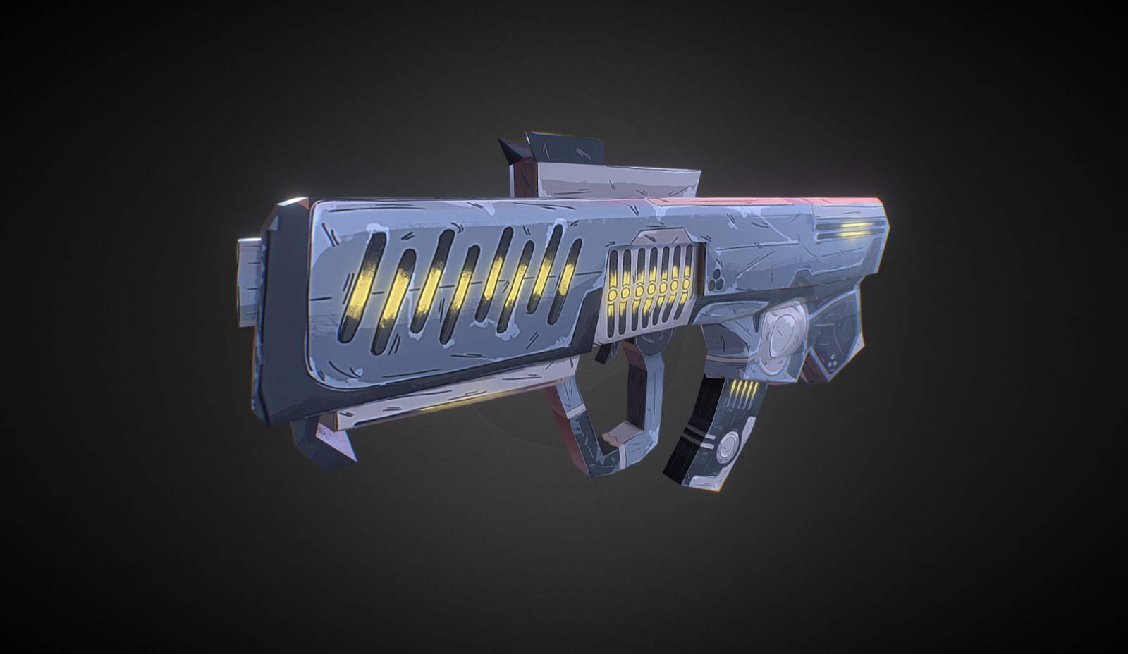 Weapon Gravity One - 3D model by Miguel Léon Illustration (@miguel3d ...