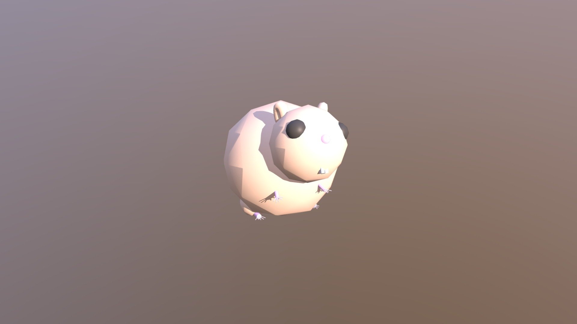Kippy The Winter White Hamster Download Free 3d Model By Cobypal