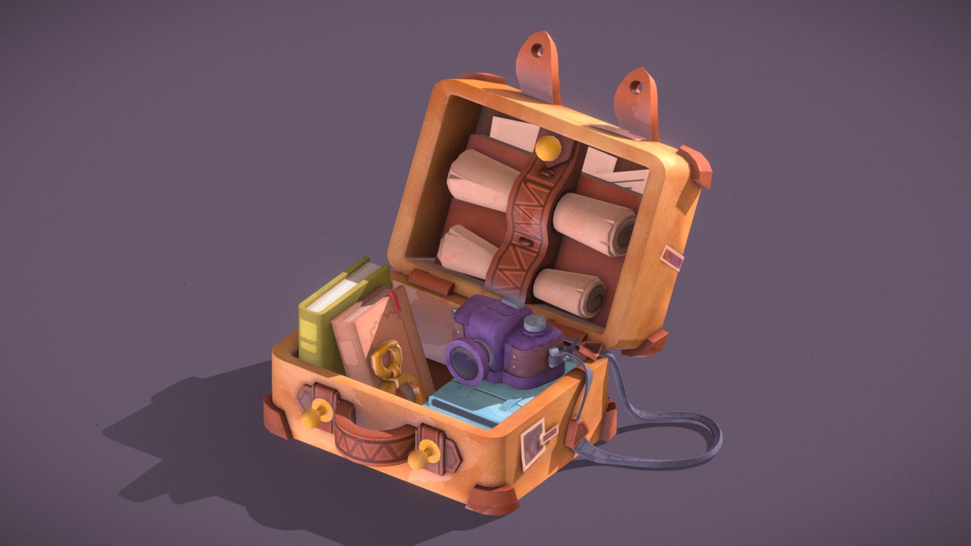 Suitcase - 3D model by Thi3d [a333d19] - Sketchfab