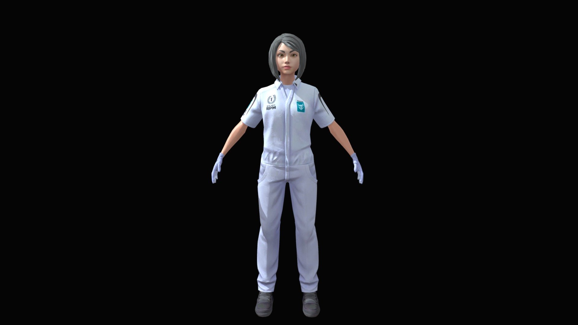 The Girl Is A Racing Driver - Download Free 3D model by BELAZ (@asset ...