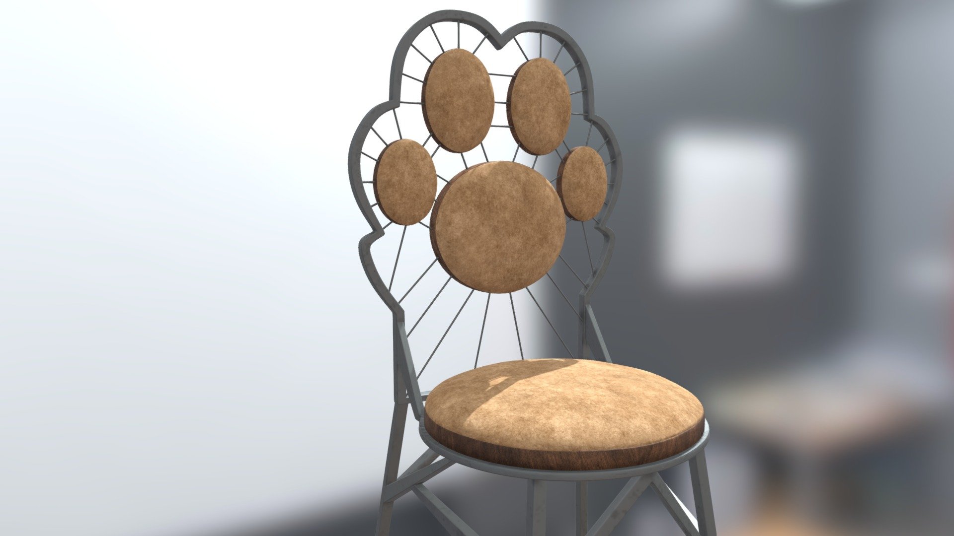 Cat chair - 3D model by Vadim Rodberg (@rodberg) [a334baf] - Sketchfab