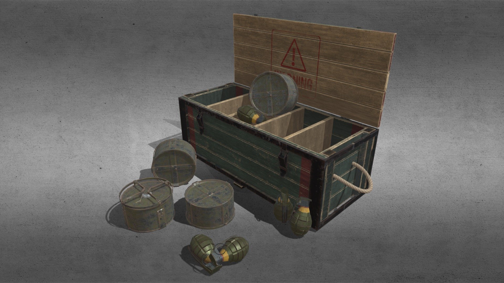 Crate Gameasset - Download Free 3D model by Rinku Choudhary ...