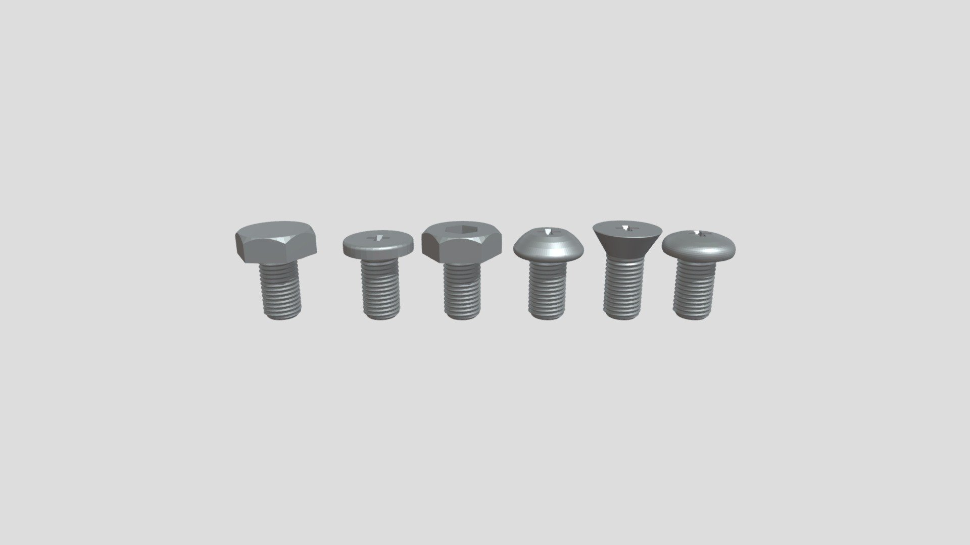Bolt - Download Free 3D model by Polycraft (@clickdamn) [a3358e6 ...