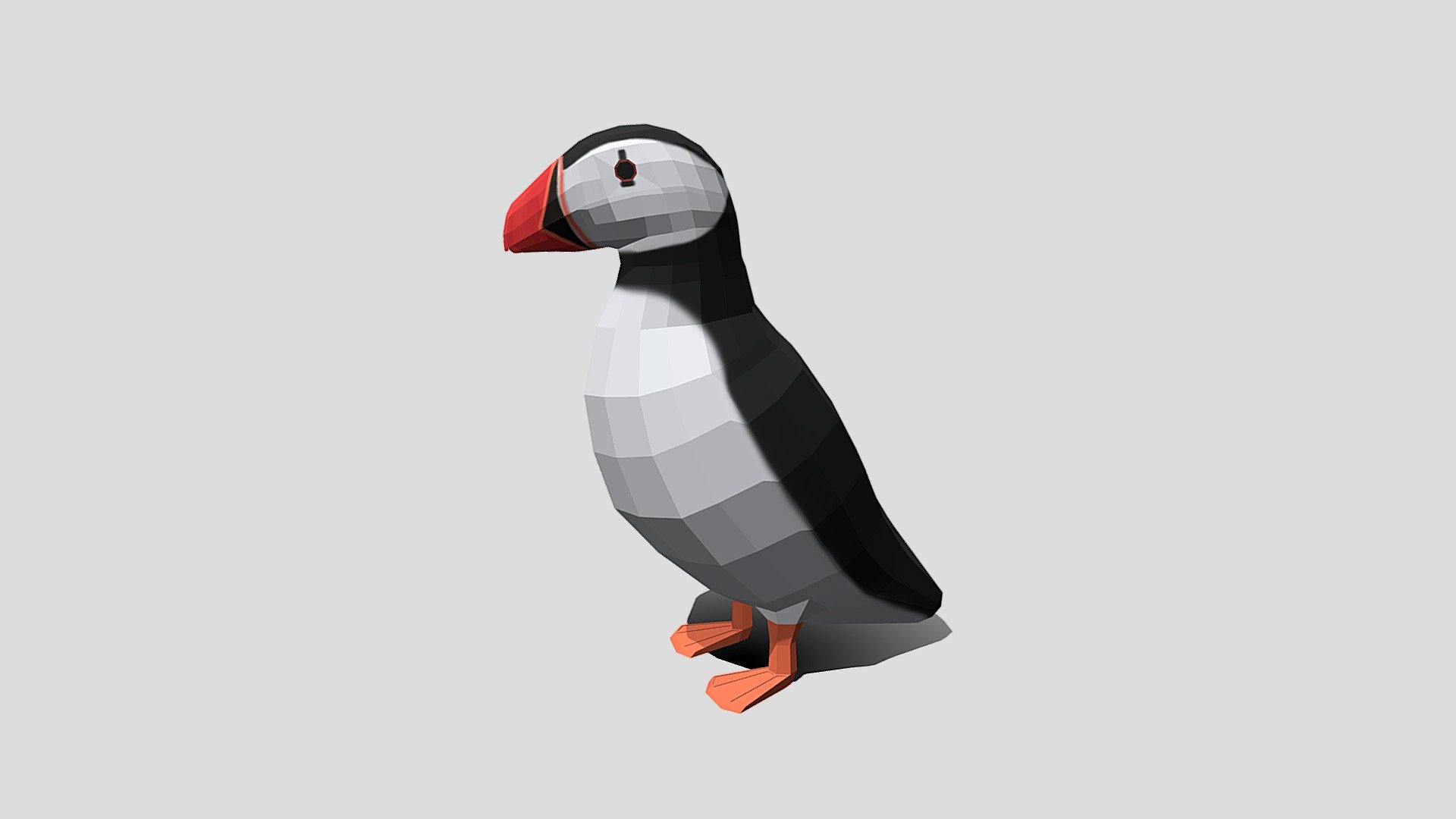 Low Poly Cartoon Puffin - Buy Royalty Free 3D model by chroma3d ...