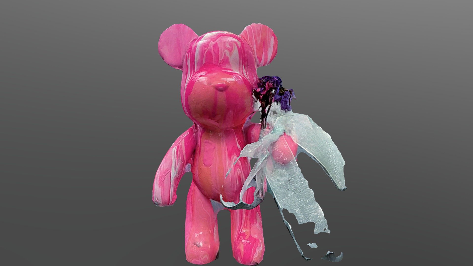 Pink Bearbrick (Scaniverse LIDAR) - Download Free 3D model by JFN (@db4 ...