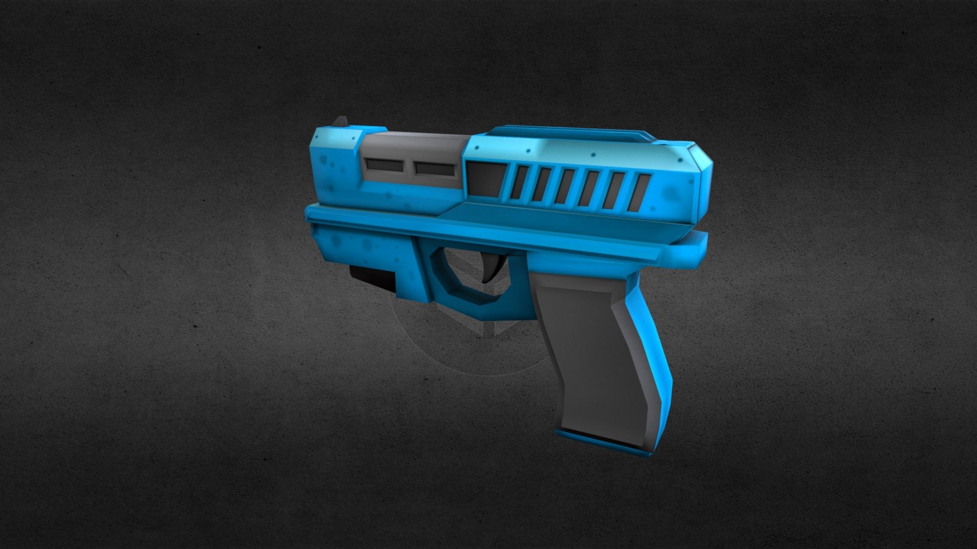 Low Poly Game Ready SciFi Pistol - Buy Royalty Free 3D model by ...