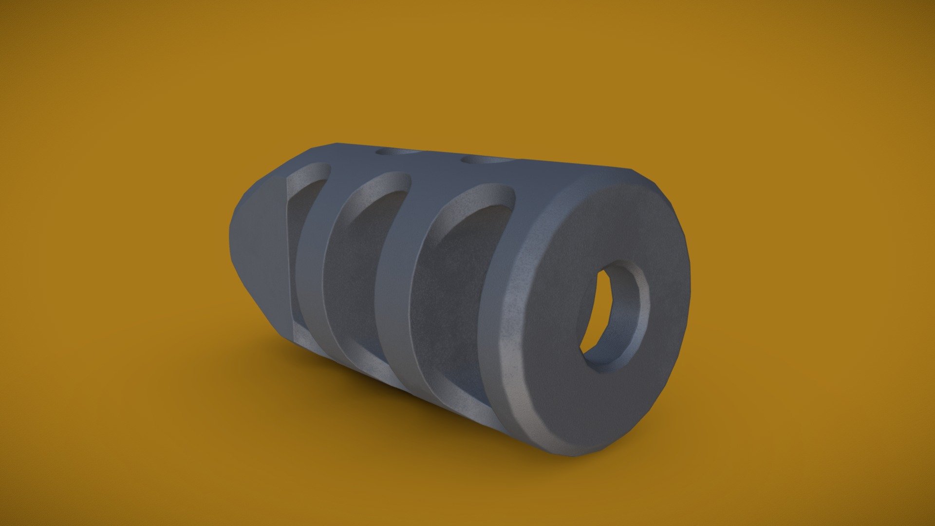 Muzzle Break - Download Free 3D model by cesa210 [a33b2b9] - Sketchfab