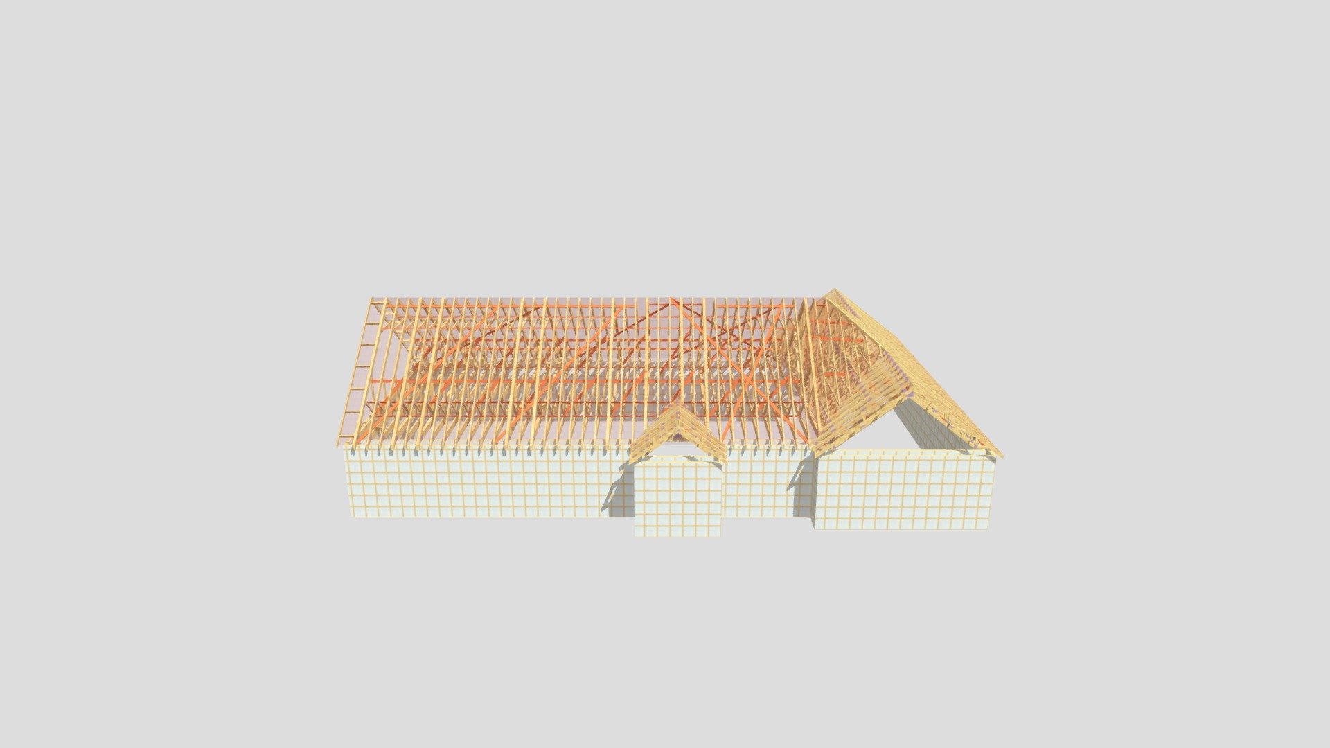 Dwelling Roof - WF - Download Free 3D model by Ballyglasstruss ...