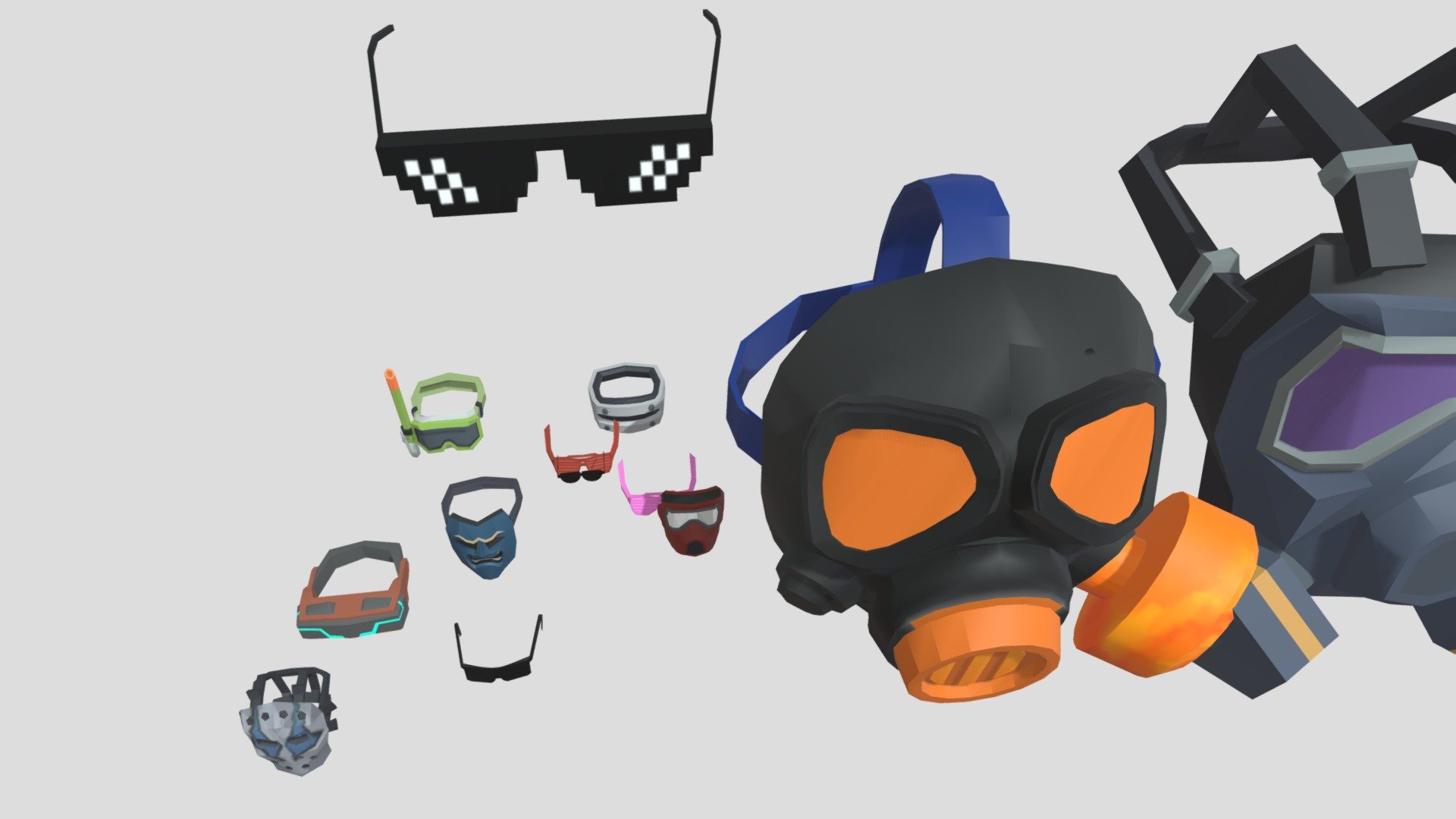 Chicken gun Masks - Download Free 3D model by Builder123YT ...