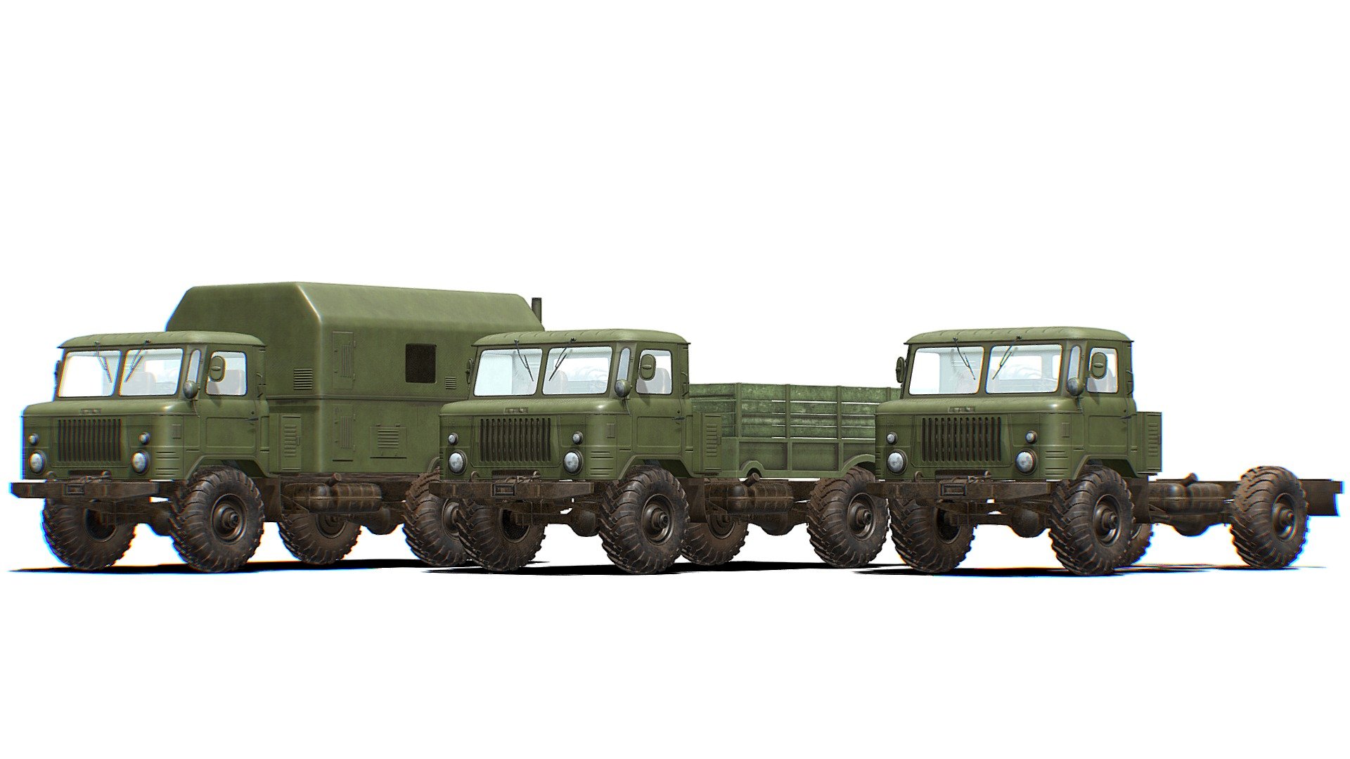 GAZ 66 Mini collection - 3D model by Kr8ndall [a341d69] - Sketchfab