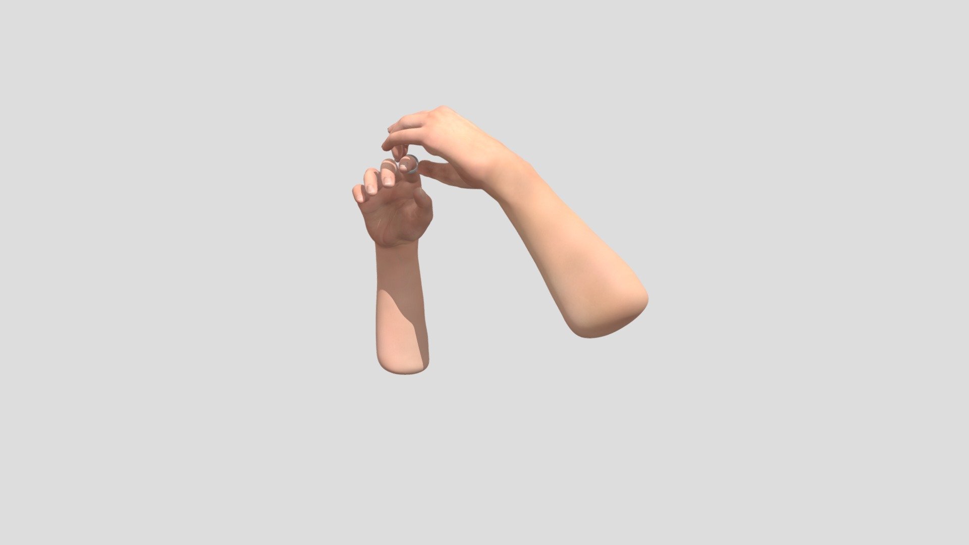 Two Hands - 3D model by Alex Kontos (@AKontos) [a342326] - Sketchfab