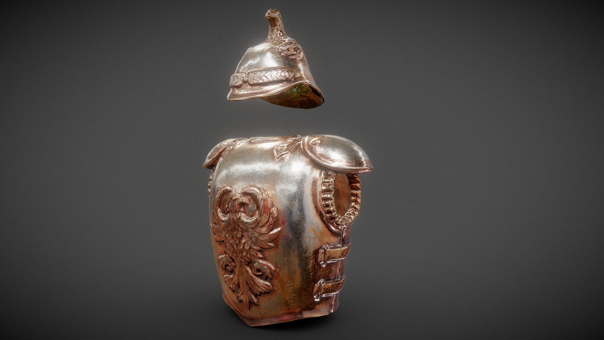 Decorative Copper Soldier Armor - Buy Royalty Free 3D model by ...