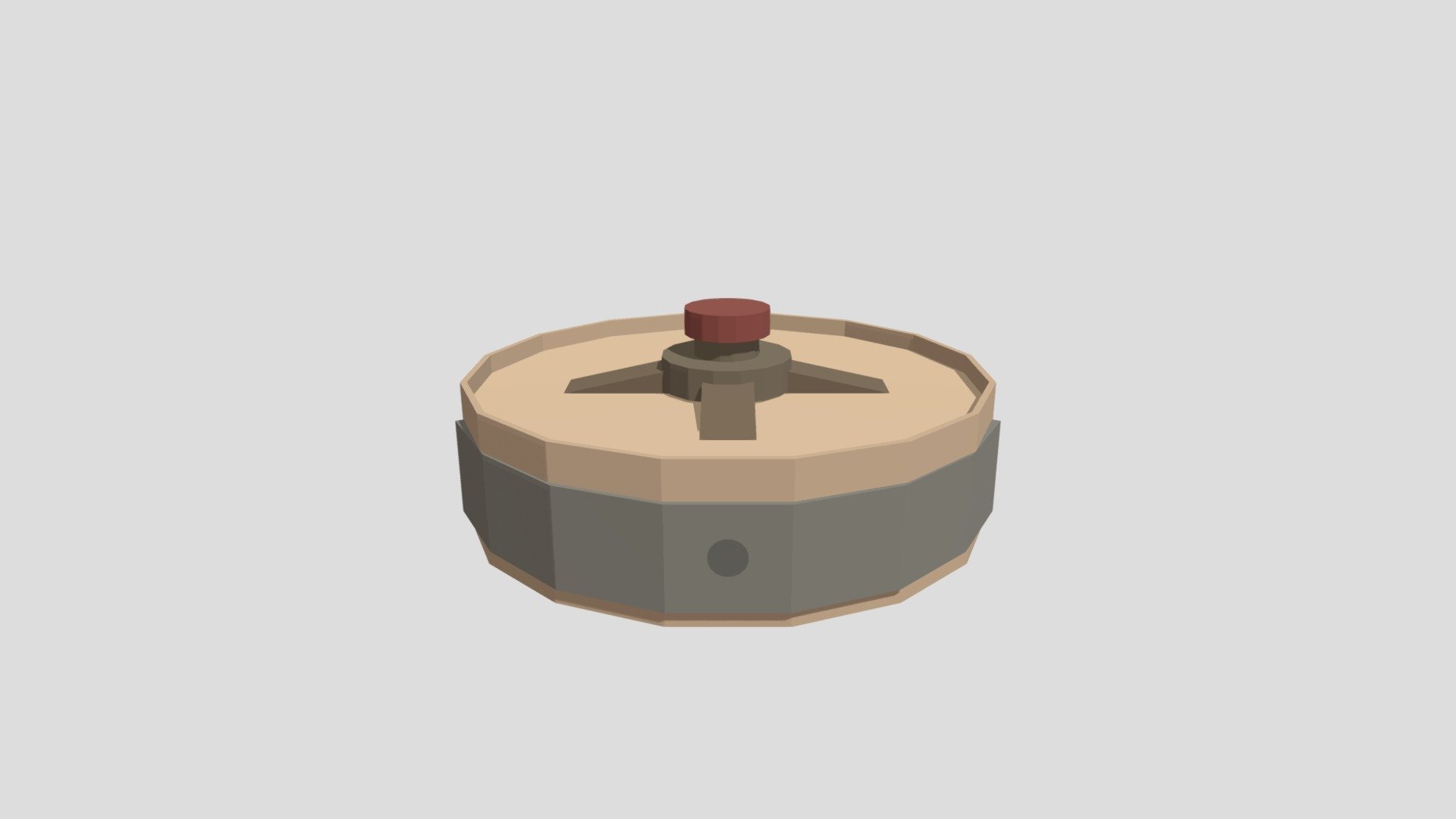 Land Mine - 3D model by Hatori (@thund3r1331) [a343aca] - Sketchfab