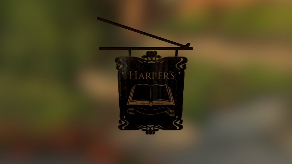 prop 4_ shop sign - 3D model by fabian.huwel [a34ac62] - Sketchfab