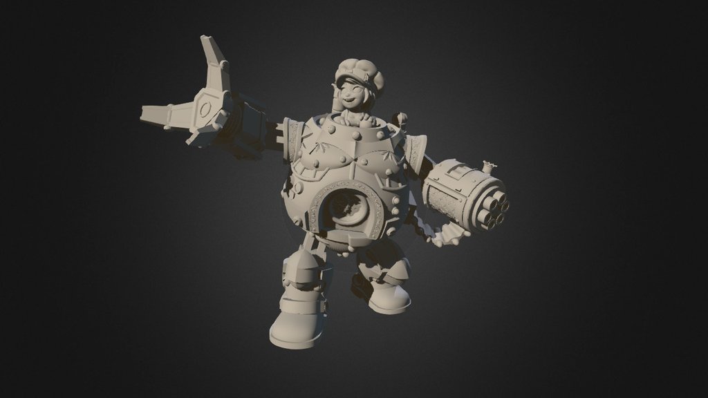 SMOG RIDERS The War Ensues - "Fat Bob" Mecha - 3D model by Scale Games ...