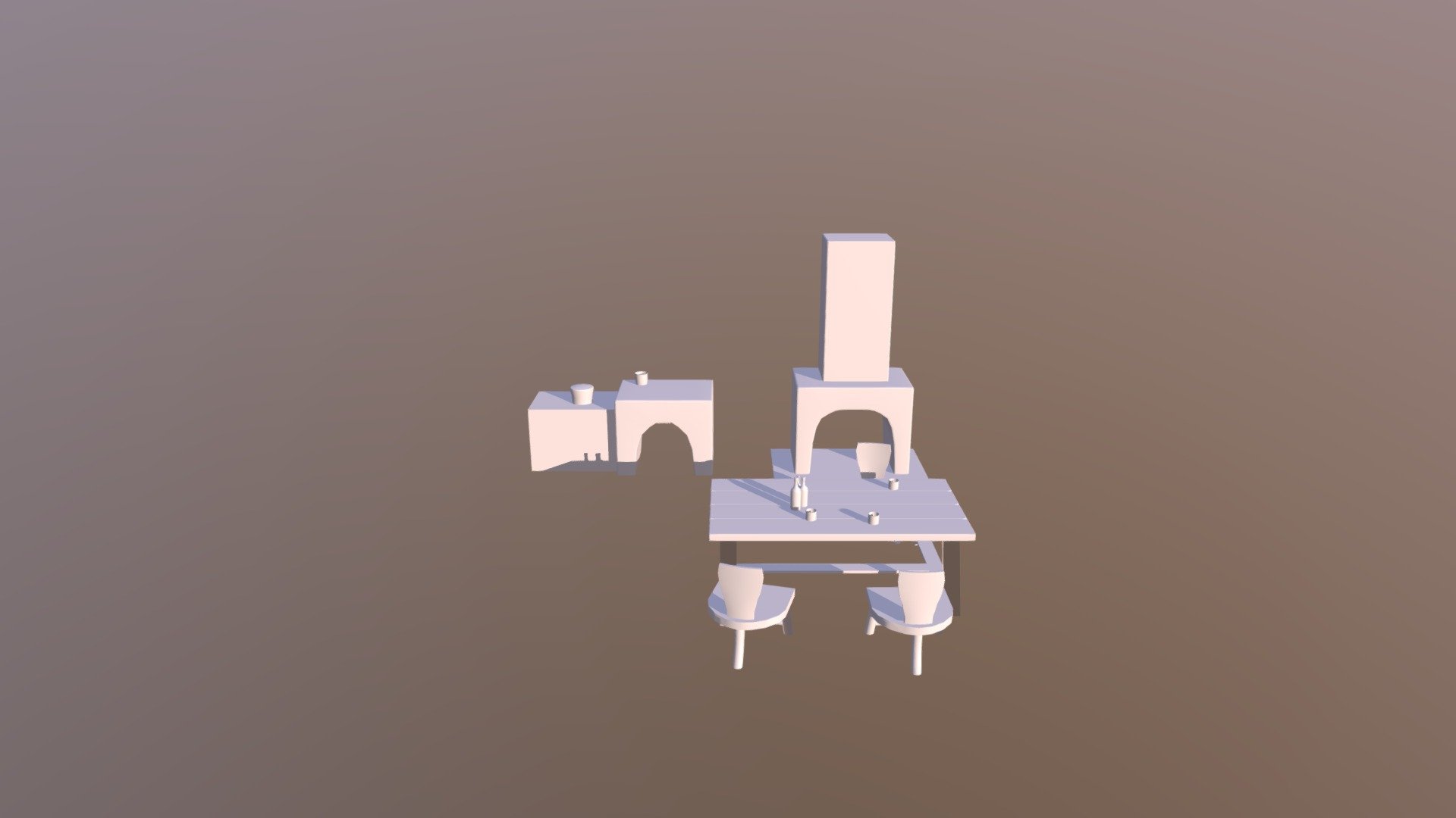 Cabin Scene Rounded - Download Free 3D model by Hollidaybro [a34bba2 ...