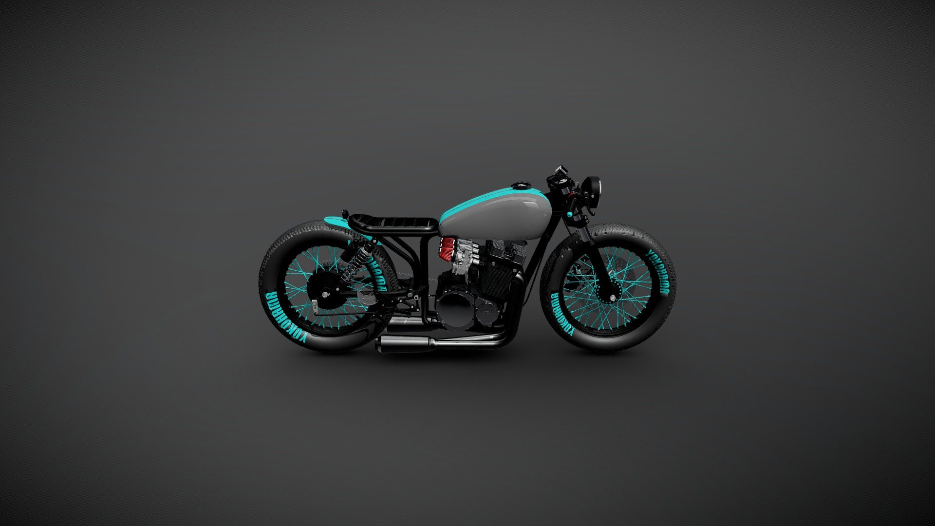Custom Suzuki Brat Motorcycle - Buy Royalty Free 3D model by Prazuci ...