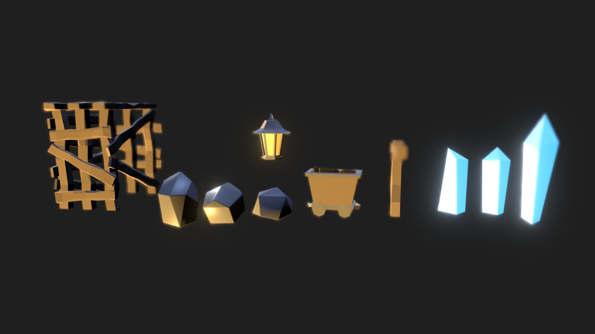 Mine Cave Models - Download Free 3D model by Brett Dow (@BrettDow ...