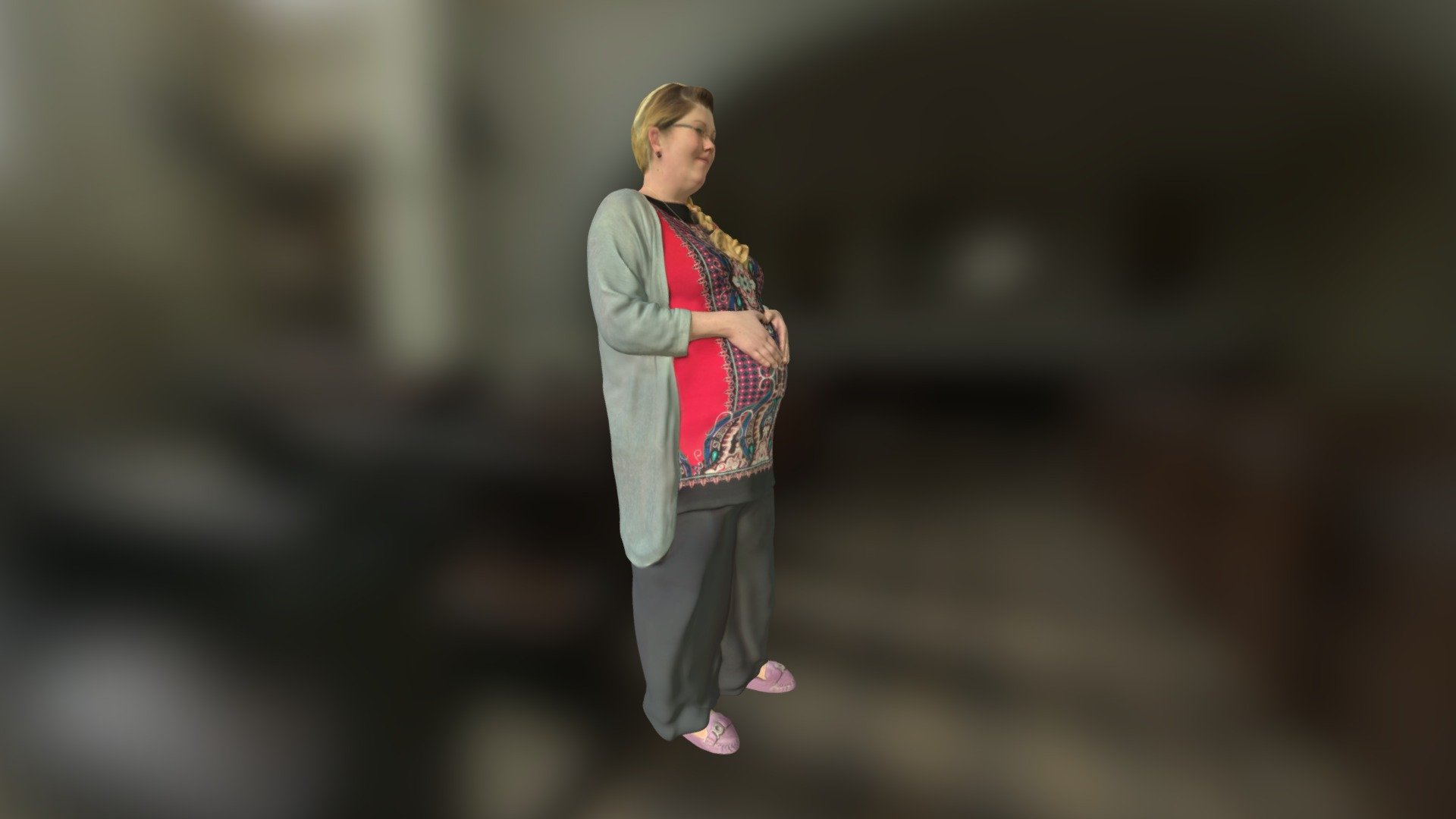 Jeanny - 3d scan of a pregnant woman - 3D model by Makerlounge 3D ...