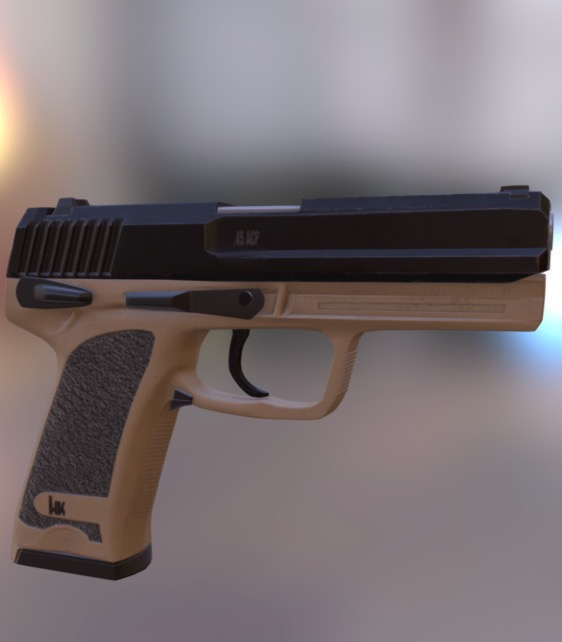 HK USP - 3D model by Andrew Hudson (@Hudson818) [a351cf8] - Sketchfab