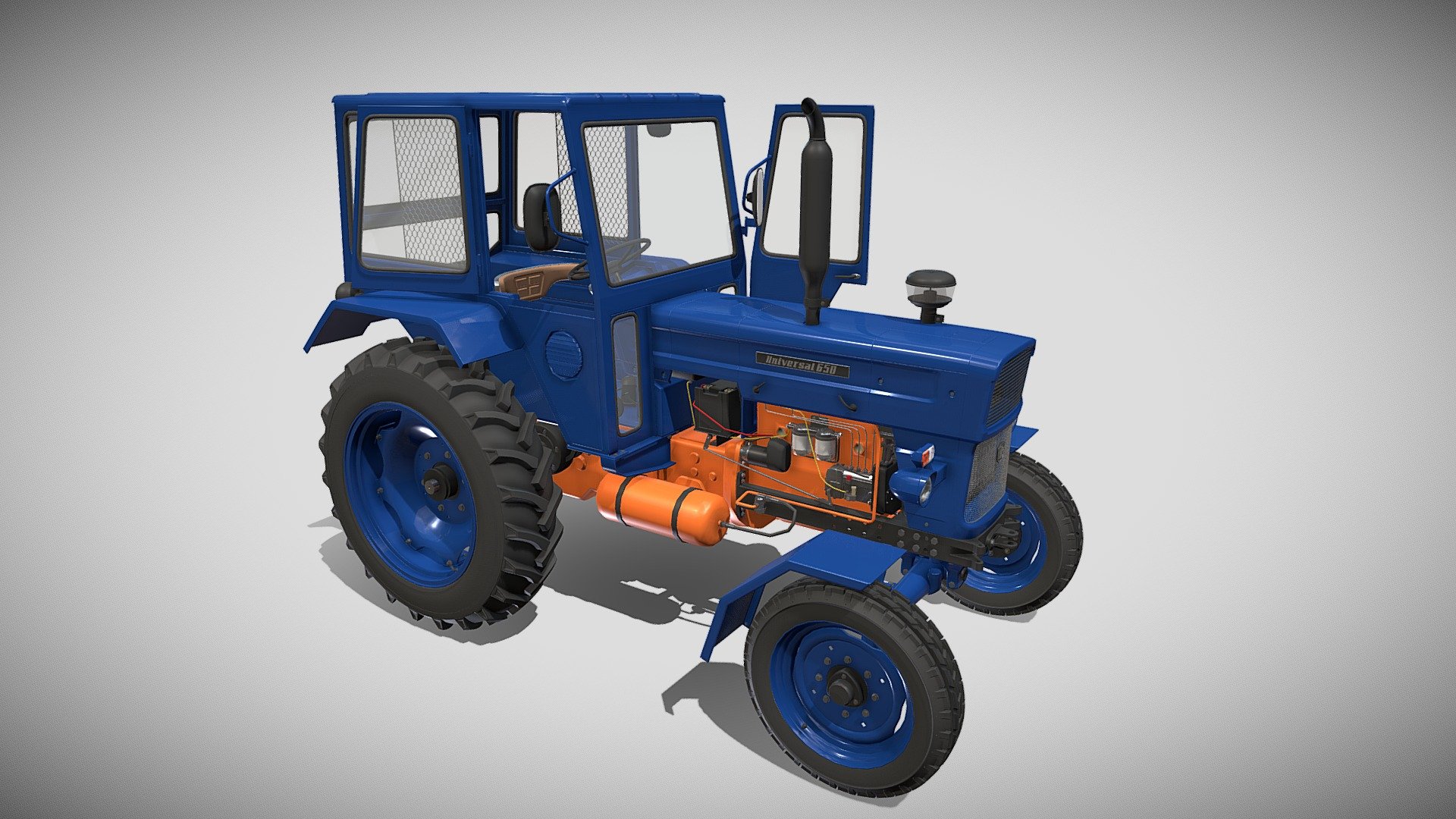 U650 Tractor v3 - Buy Royalty Free 3D model by dragosburian [a351e84 ...