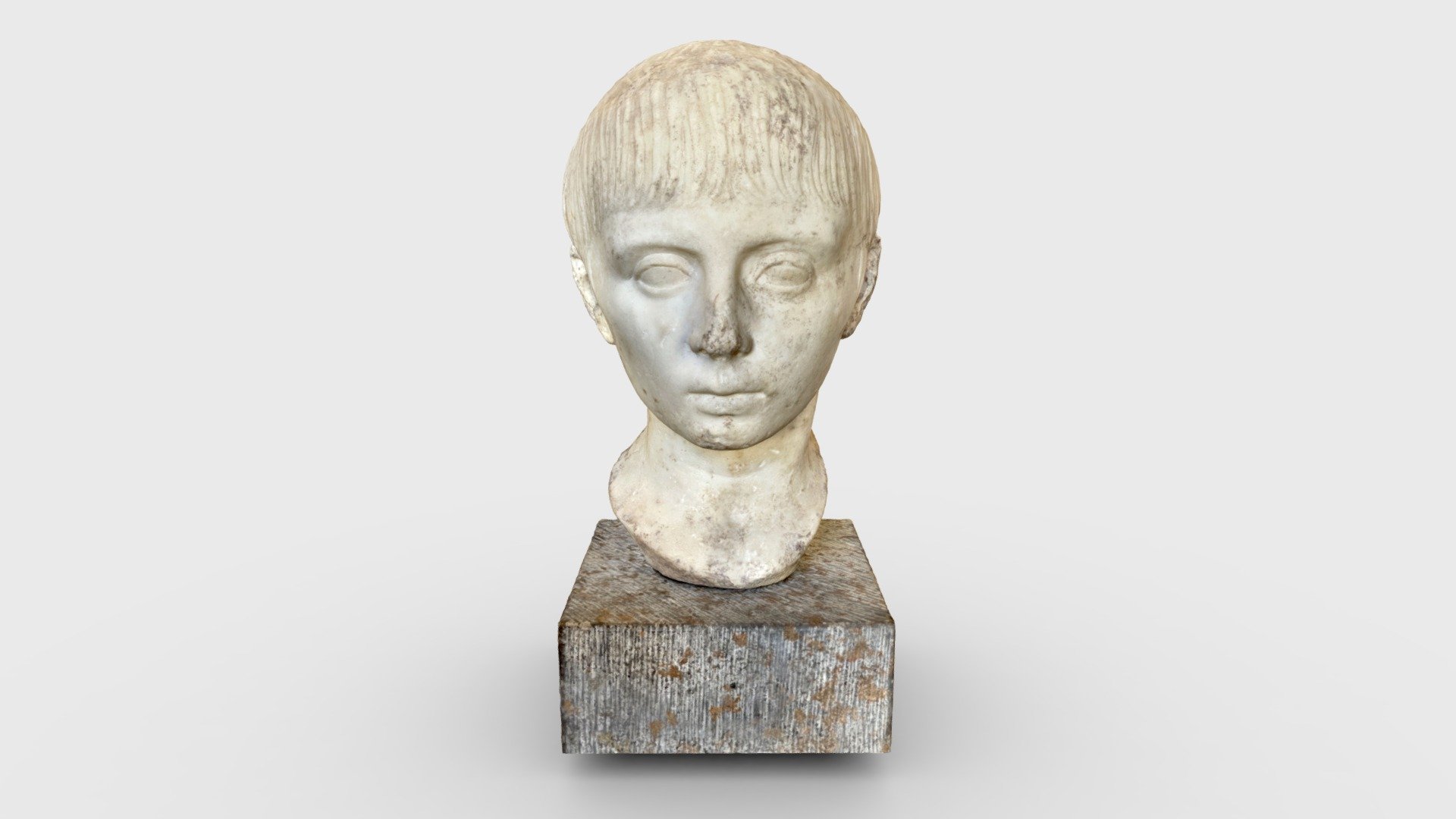 Head of a young Roman boy - Download Free 3D model by Fabian Mohr ...
