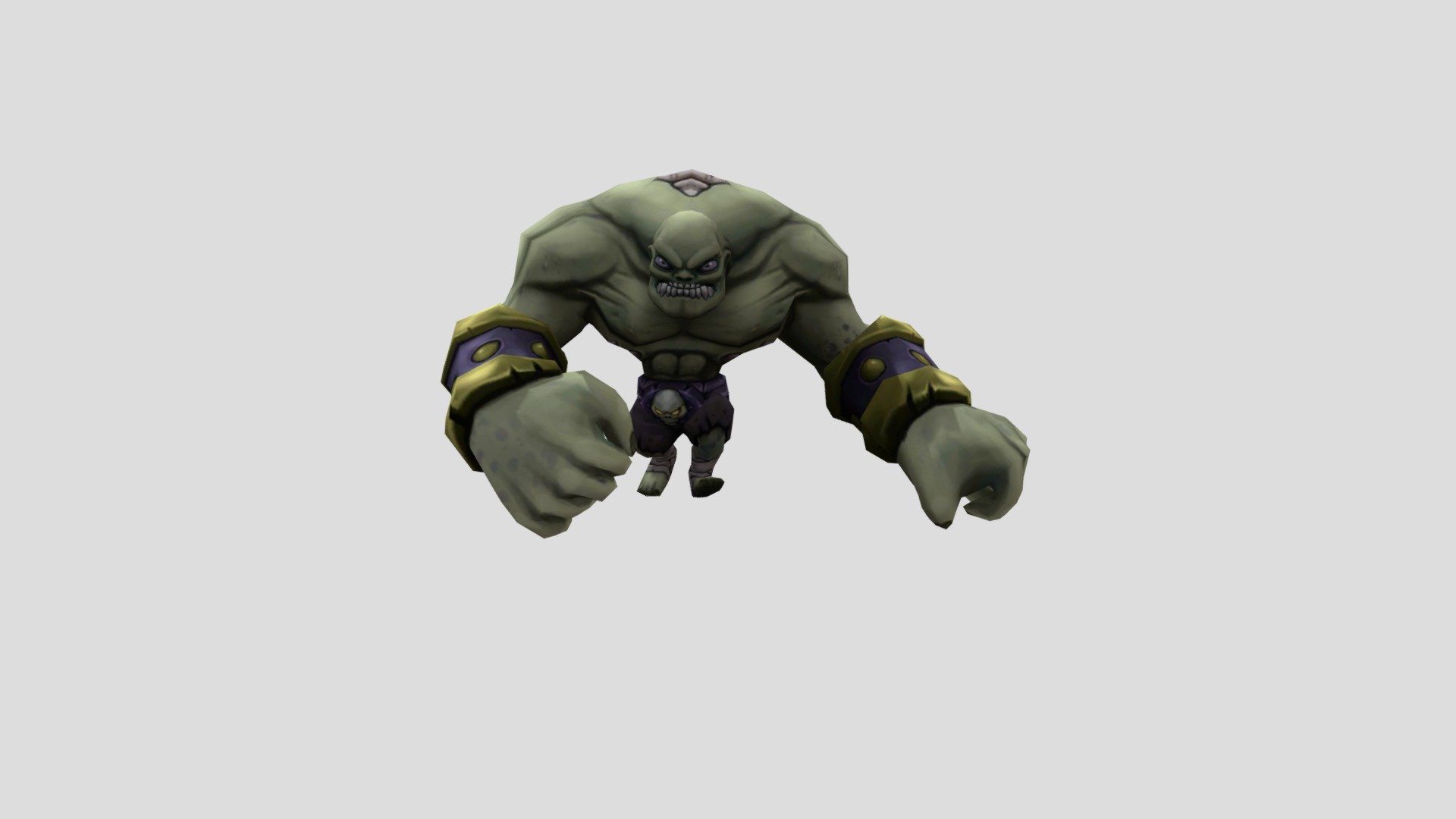 3_ZombieHulk - Download Free 3D model by babybuttred2 [a352c0d] - Sketchfab