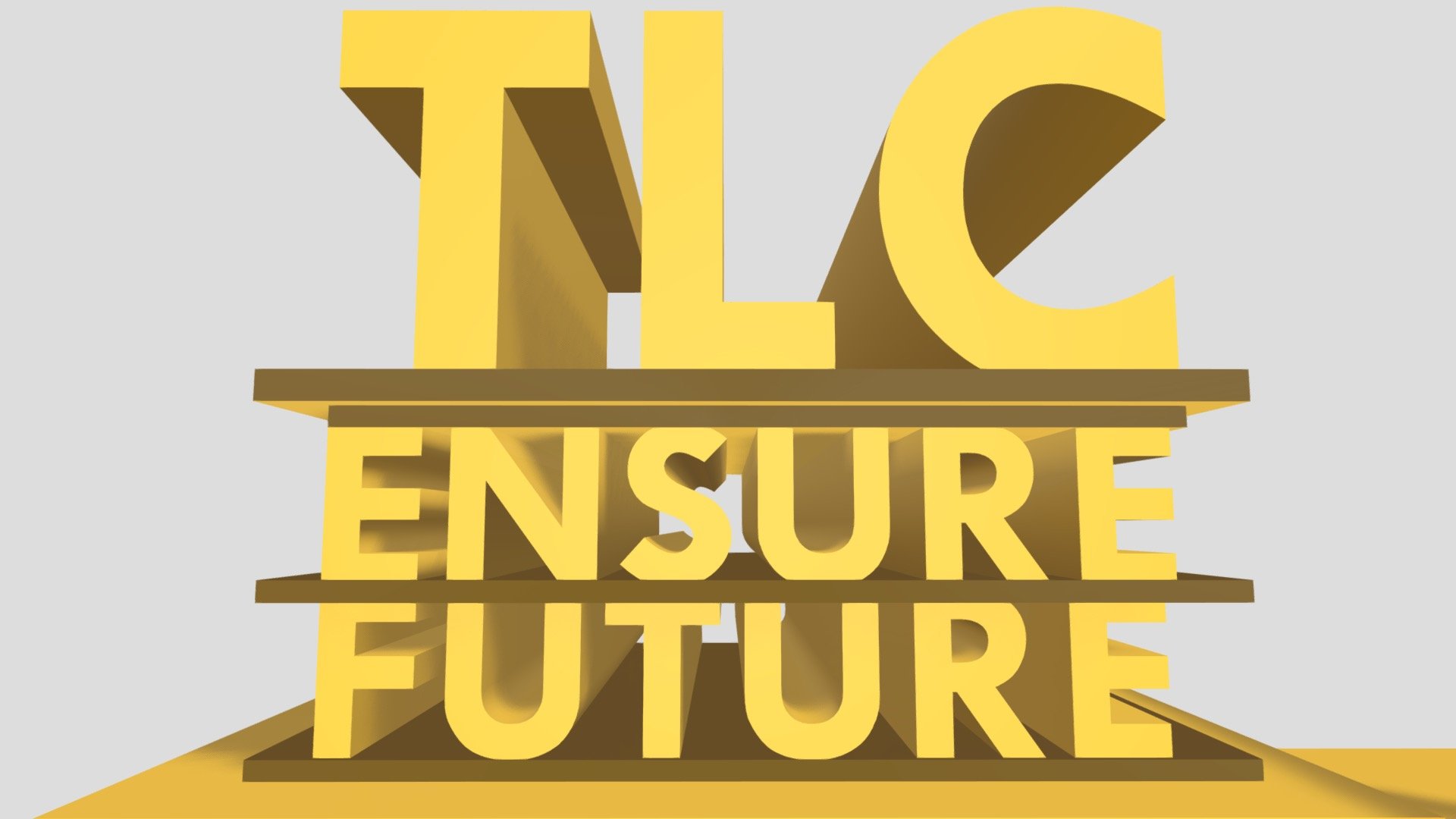 TLC Ensure Future logo remake - Download Free 3D model by ...
