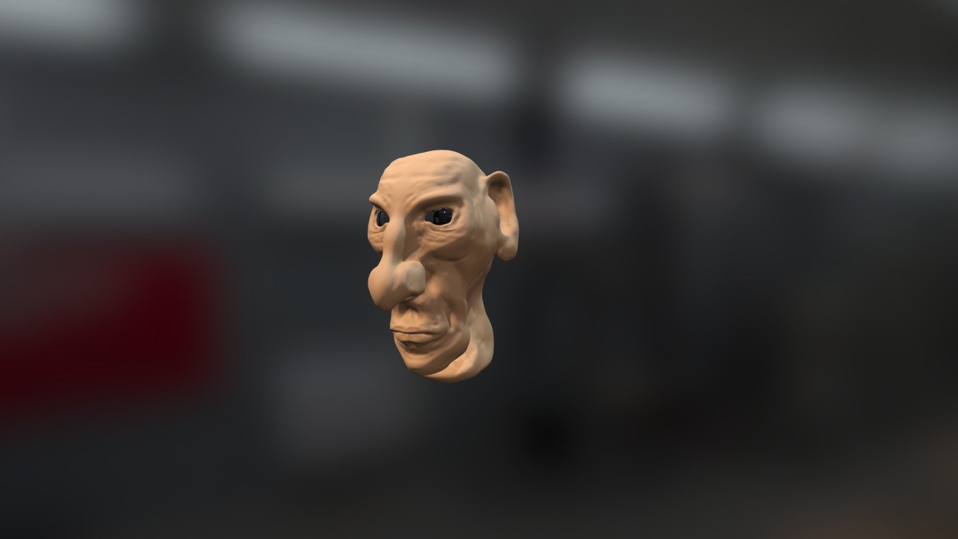 Old Creepy Guy Sculpture - 3D model by Eli Shulga (@elishulga) [a355555 ...