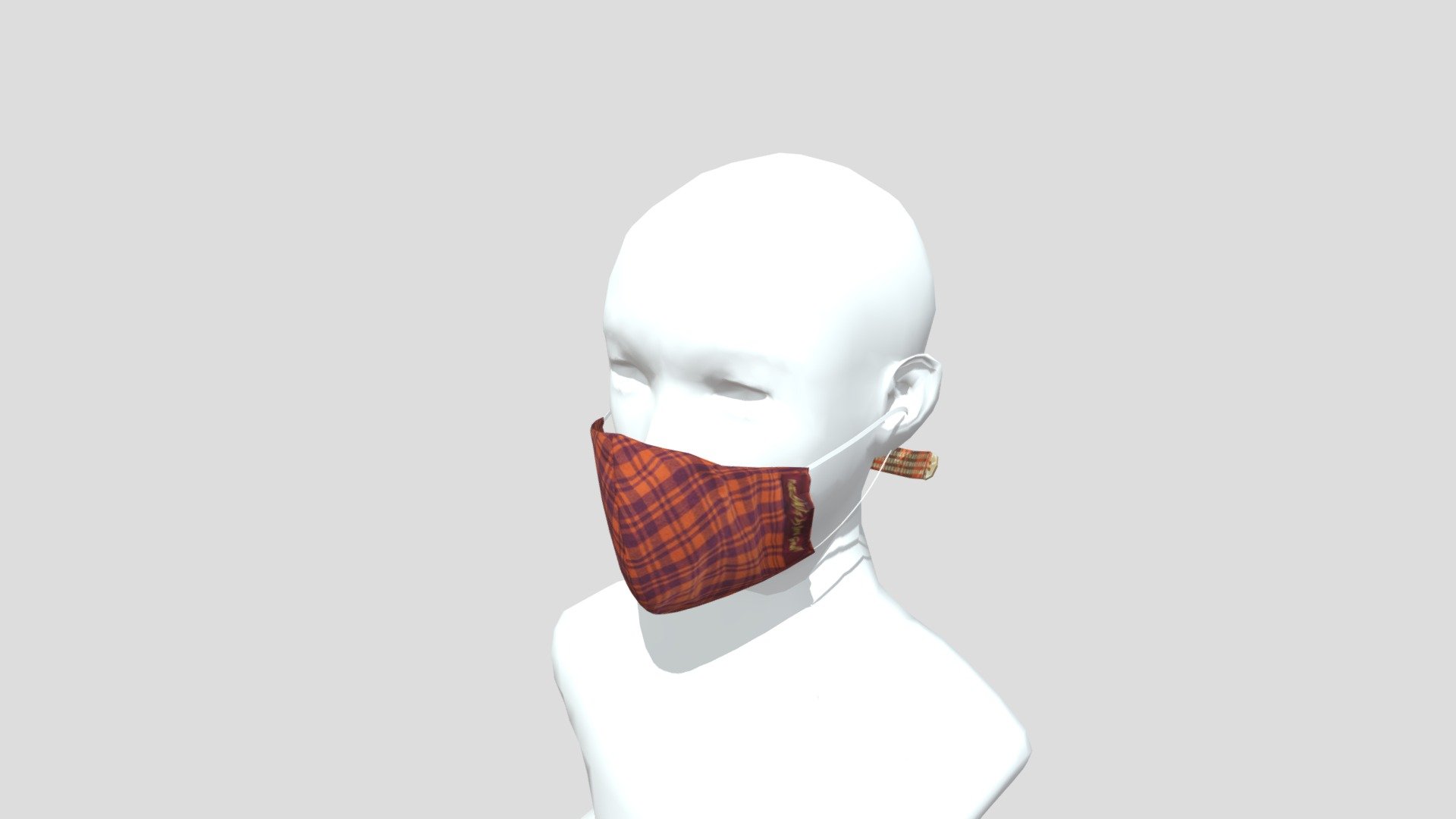 Extension Mask + Pelitup Muka - Download Free 3D model by eeelabvisual ...