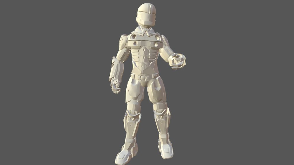 Cole Robot - 3D model by Kristian K Wangen (@turbostatic) [a3565d5 ...
