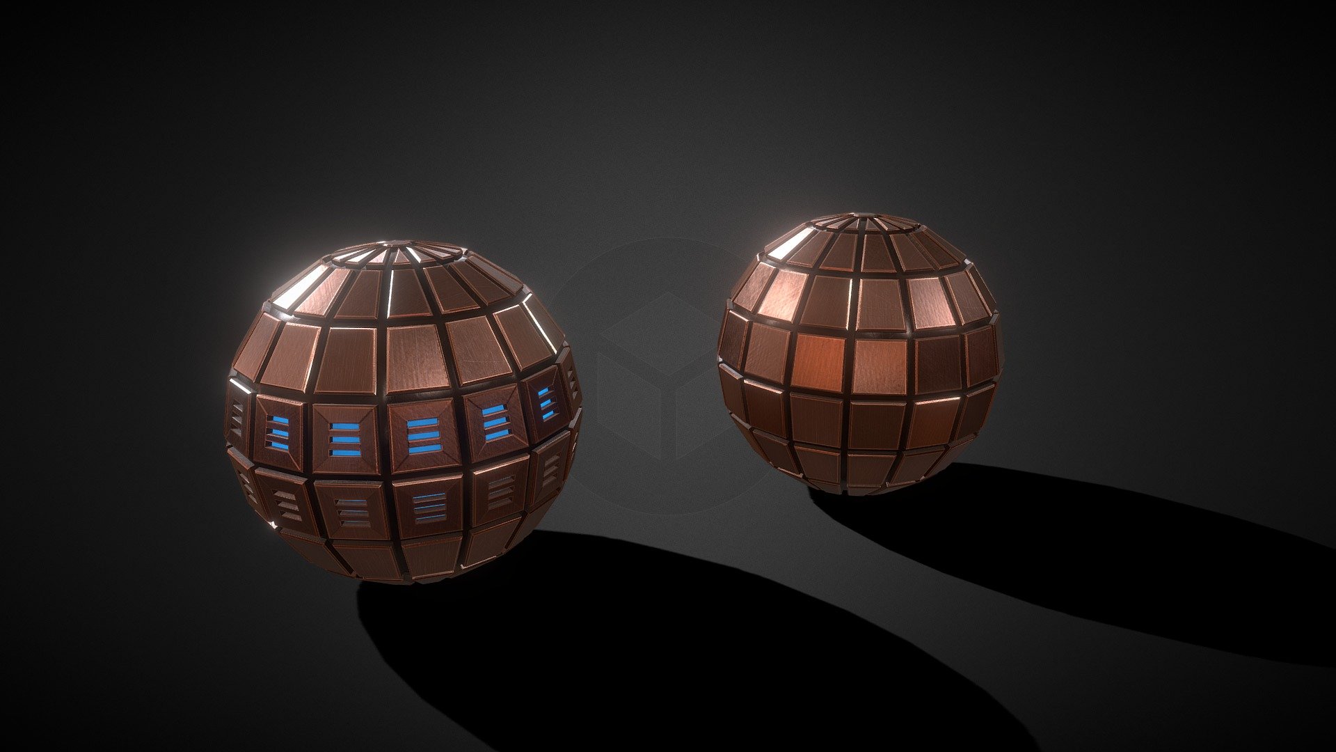 Sci- Fi Sphere Collection Metal Two (Part 10) - Buy Royalty Free 3D ...