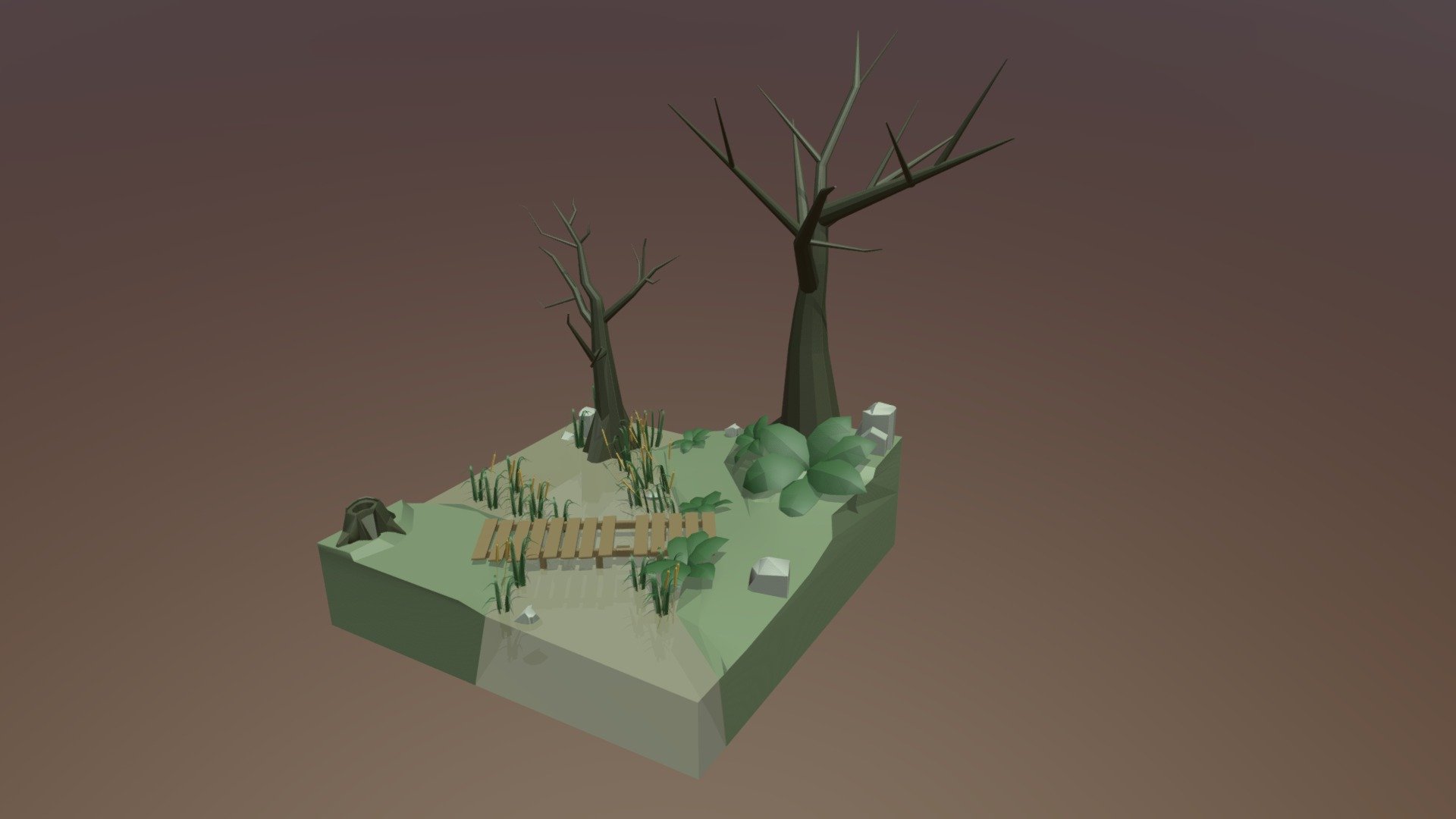 C G P Swamp Scenario - 3D model by helenamatui [a3579a6] - Sketchfab