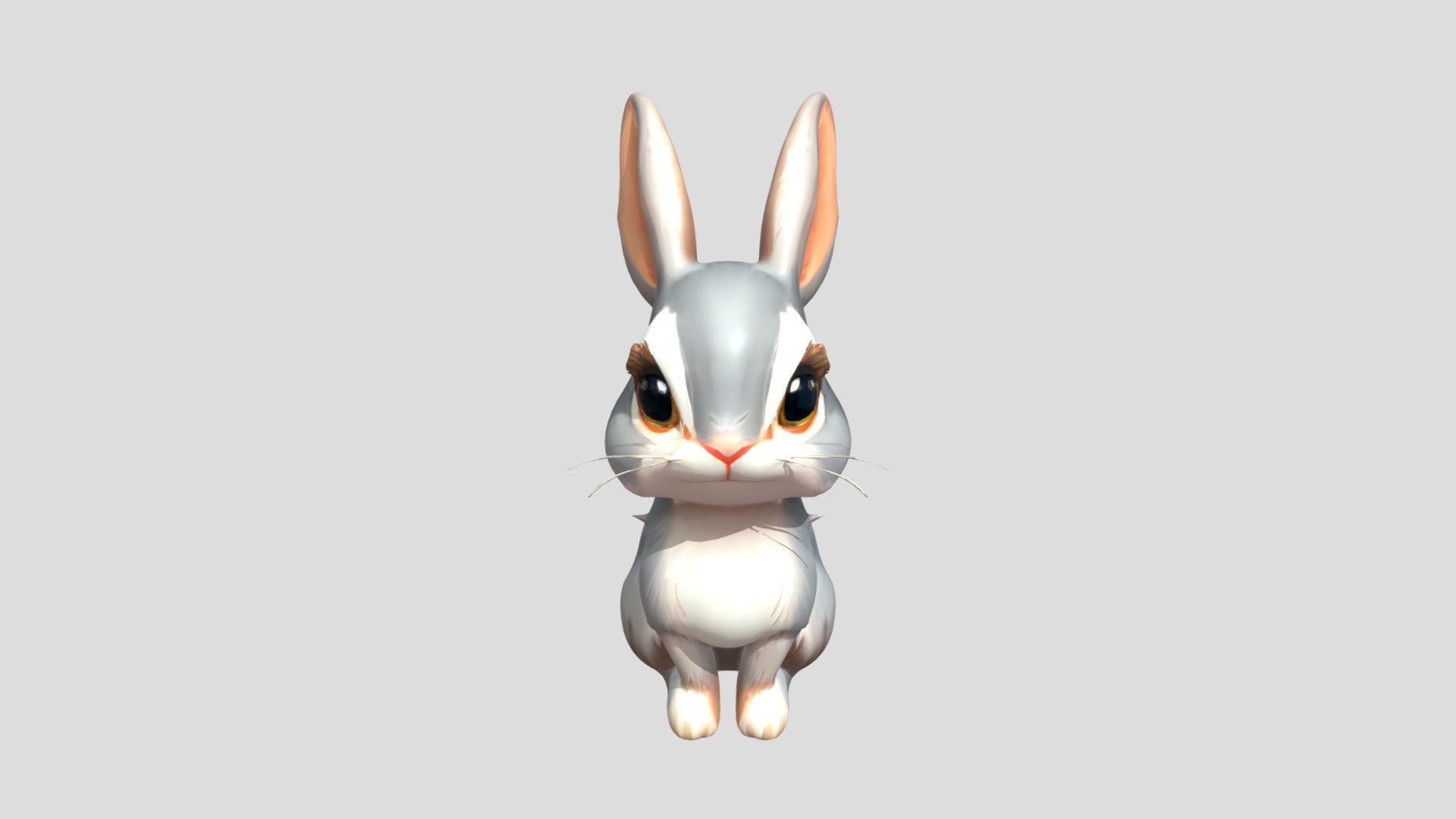Cute cartoon rabbit - Download Free 3D model by umarrashid745 [a358d5f ...